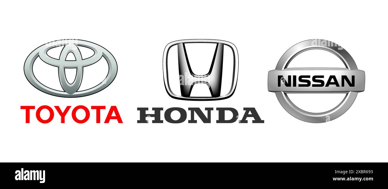 Multinazionale giapponese di automobili Immagini Vettoriali Stock - Alamy