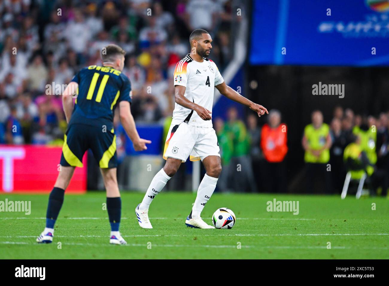 Jonathan Tah Germania ad Aktion, UEFA EURO 2024 - gruppo A, Germania vs ...