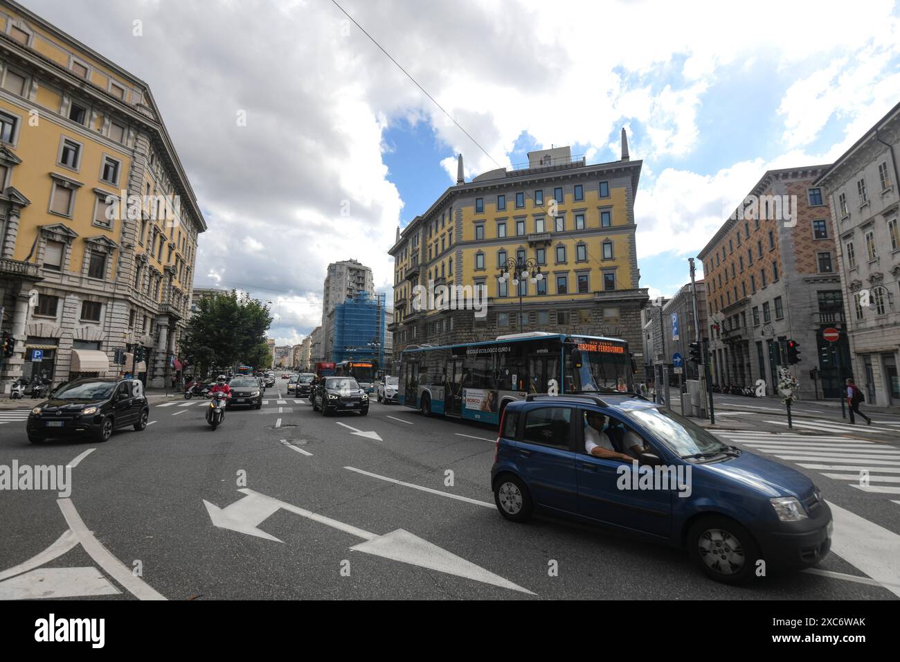 Trieste: Piazza Dalmazia. Italia Foto stock - Alamy