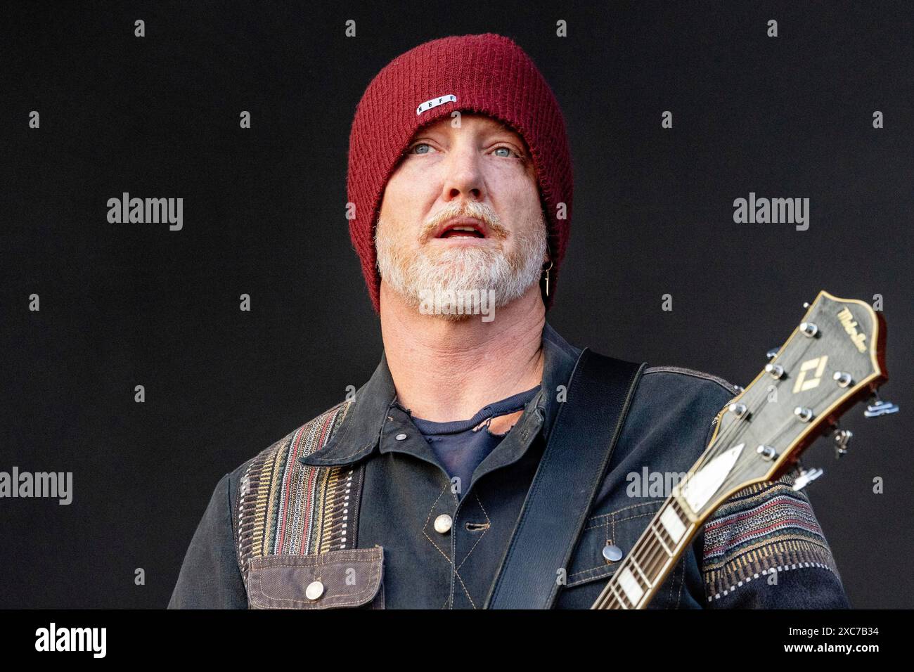 Adenau, Germania, 7 giugno 2024: Josh Homme dei Queens of the Stone Age ... Adenau, Germania, 7 giugno 2024: Josh Homme dei Queens of the Stone Age ...