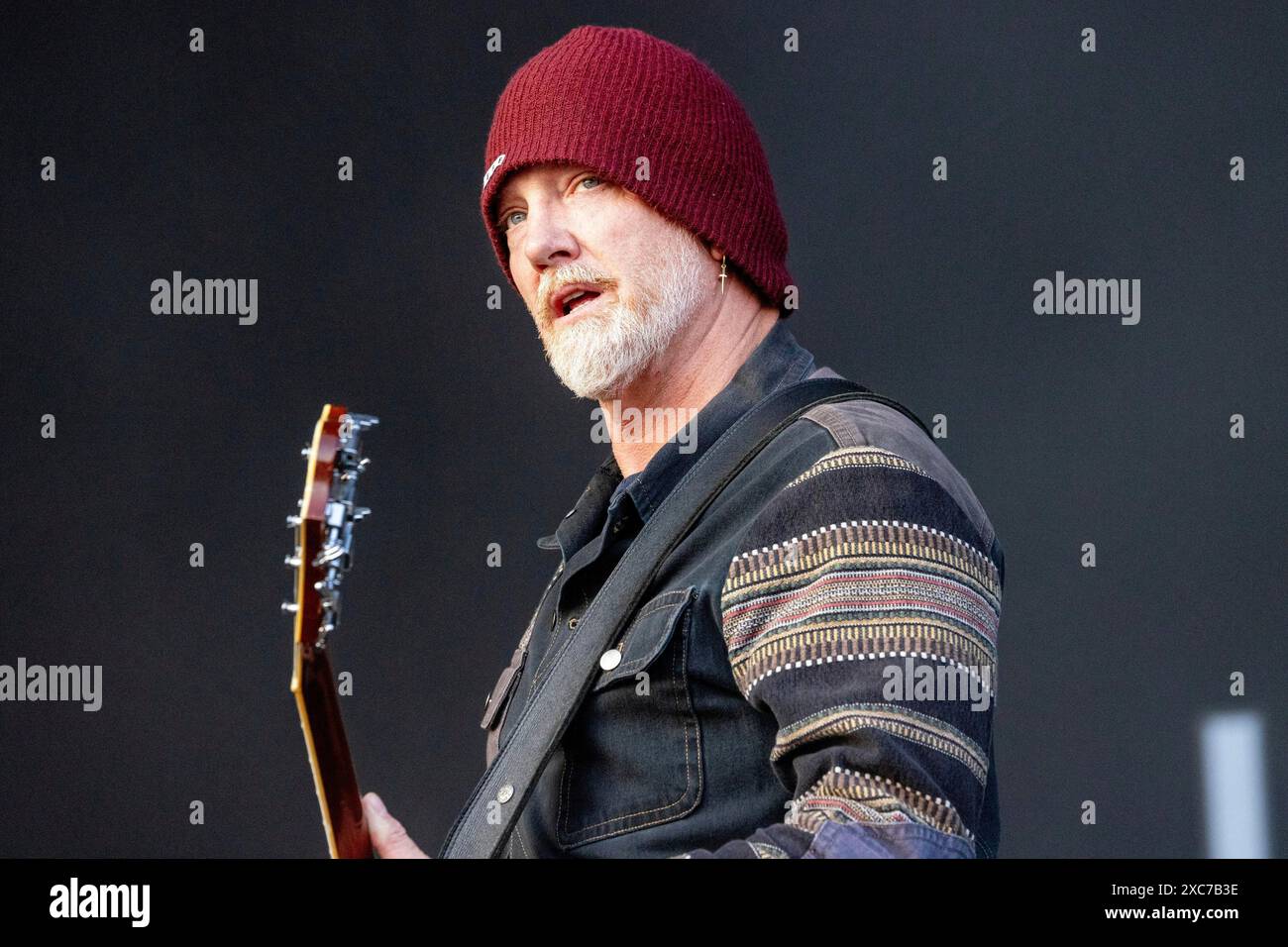 Adenau, Germania, 7 giugno 2024: Josh Homme dei Queens of the Stone Age ... Adenau, Germania, 7 giugno 2024: Josh Homme dei Queens of the Stone Age ...
