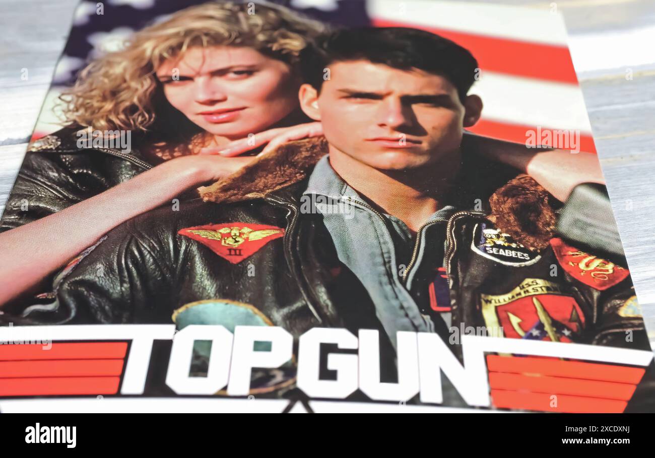 Cimeli Cinema Cornice Foto Autografa Top Gun Tom Cruise & Kelly ...