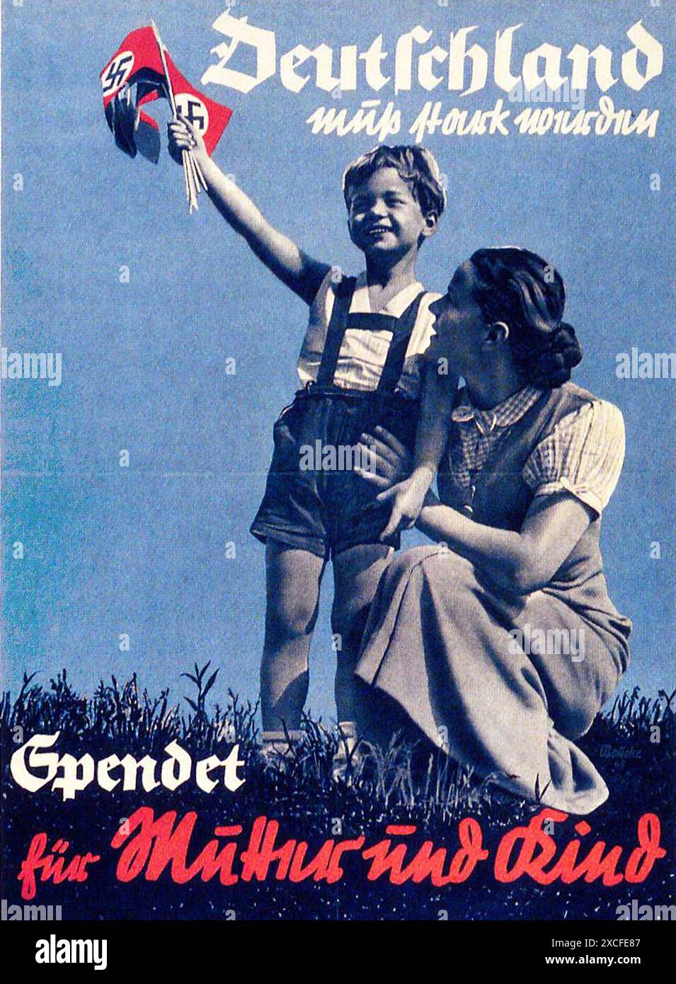 Manifesto della propaganda della germania nazista della seconda guerra ...