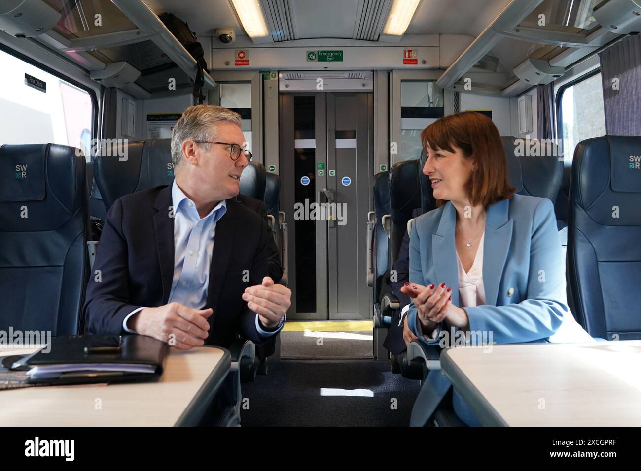 Il leader del Partito laburista Sir Keir Starmer (a sinistra) e la ...