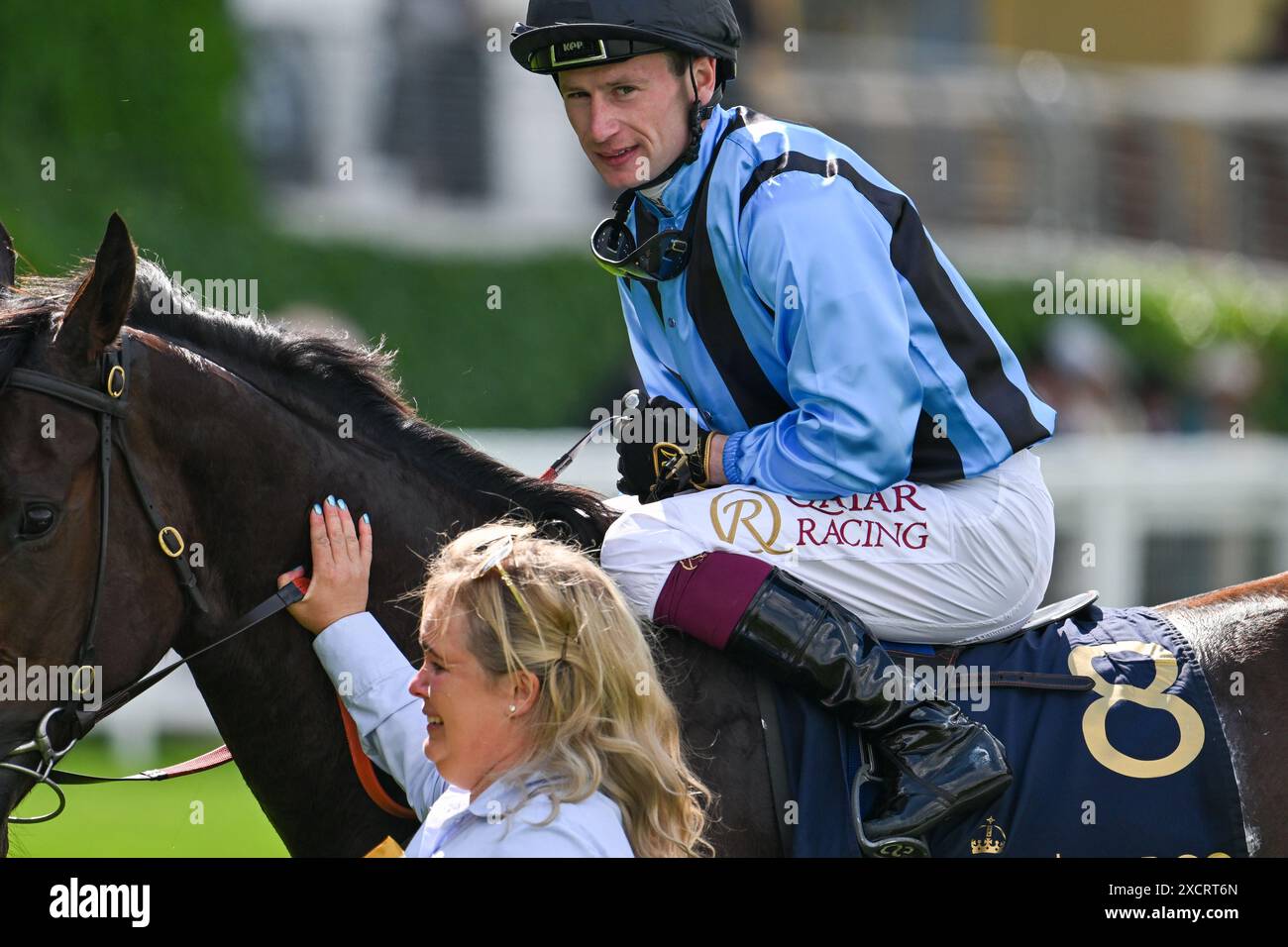 Ascot, Regno Unito. 18 giugno 2024. Oisin Murphy a bordo di Asfoora ...