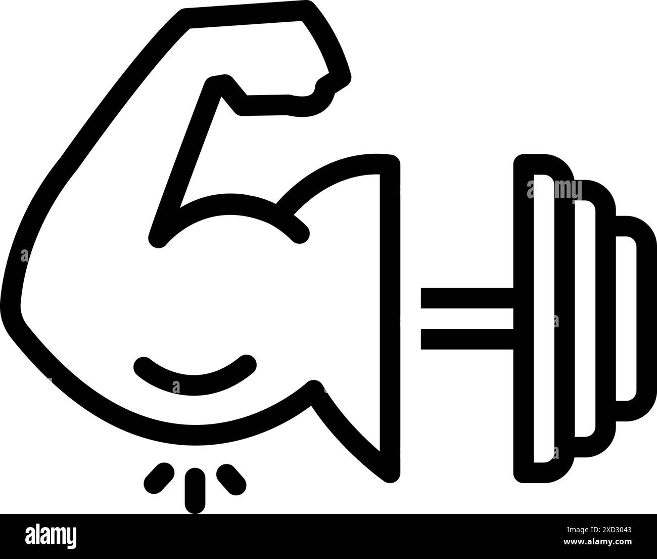 Simbolo di forza fisica Foto e Immagini Stock in Bianco e Nero - Alamy