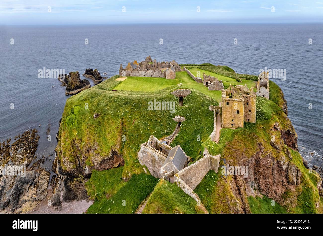 Castello di Dunnottar Stonehaven, Scozia, la fortezza medievale in ...
