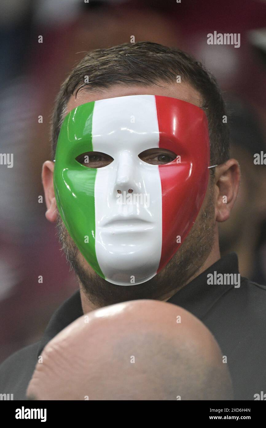 Gelsenkirchen, Germania. 20 giugno 2024. Tifosi durante la partita della fase a gironi di UEFA ...