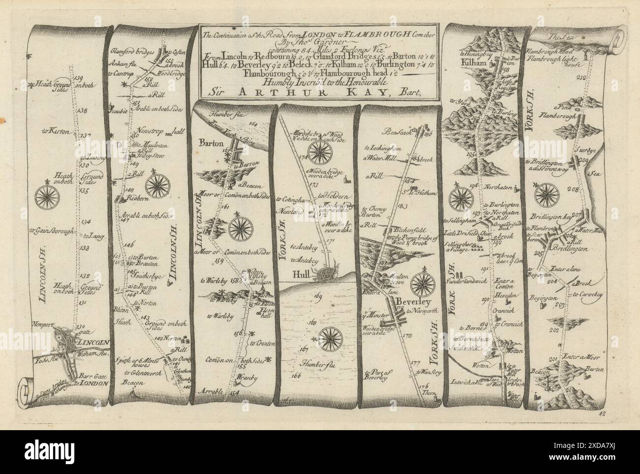 Mappa di bridlington immagini e fotografie stock ad alta risoluzione ...