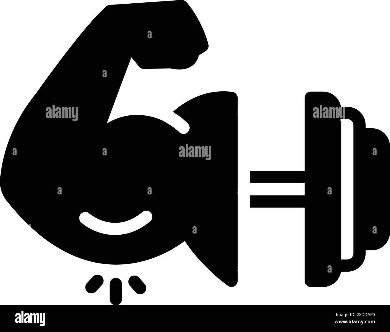 Simbolo di forza fisica Foto e Immagini Stock in Bianco e Nero - Alamy