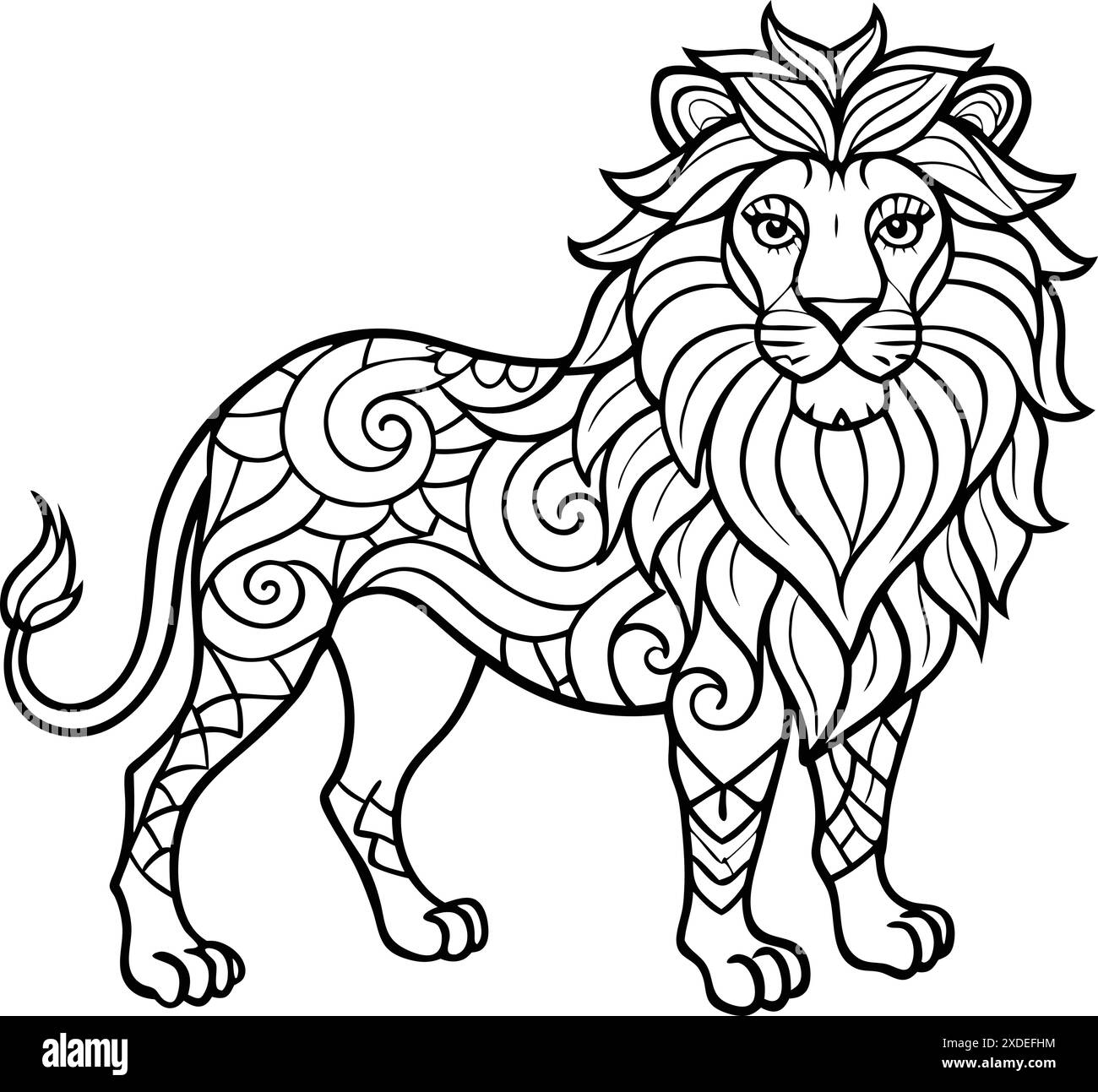 Disegni Da Colorare Leone Per Bambini
