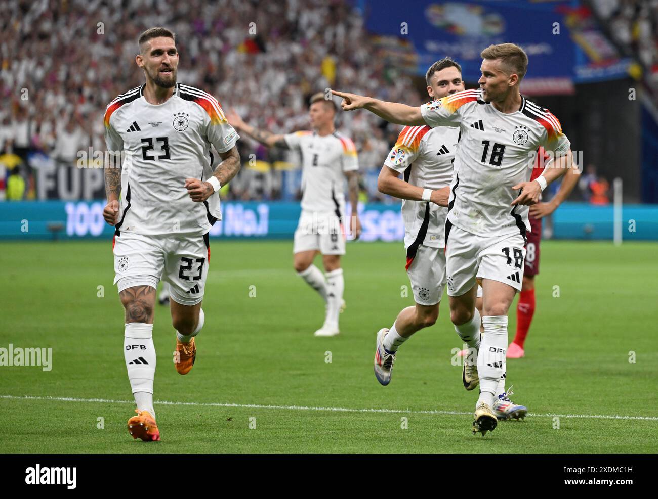 23 giugno 2024, Assia, Francoforte/M.: Calcio: Campionato europeo ...