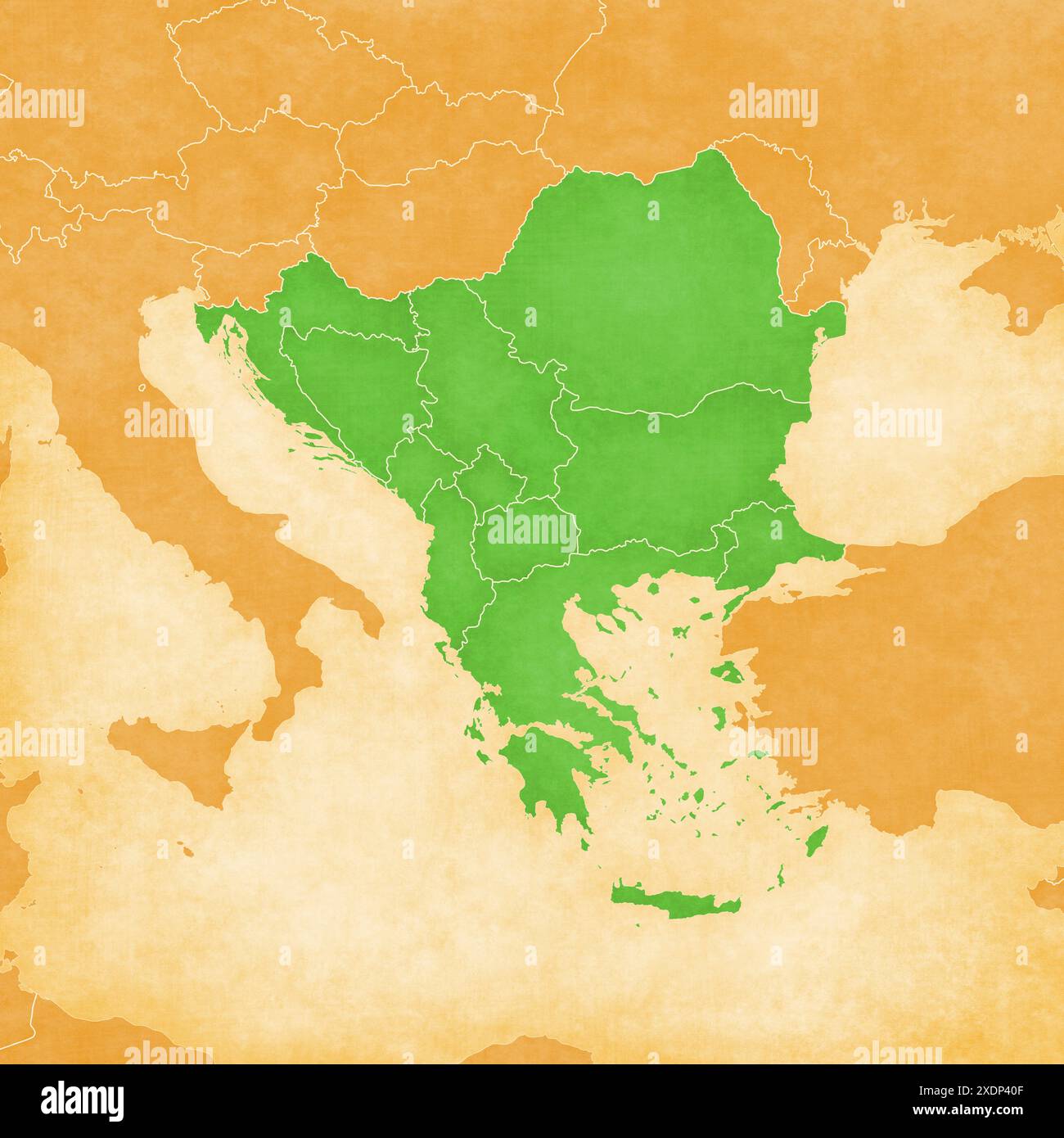 Paesi balcani cartina immagini e fotografie stock ad alta risoluzione ...