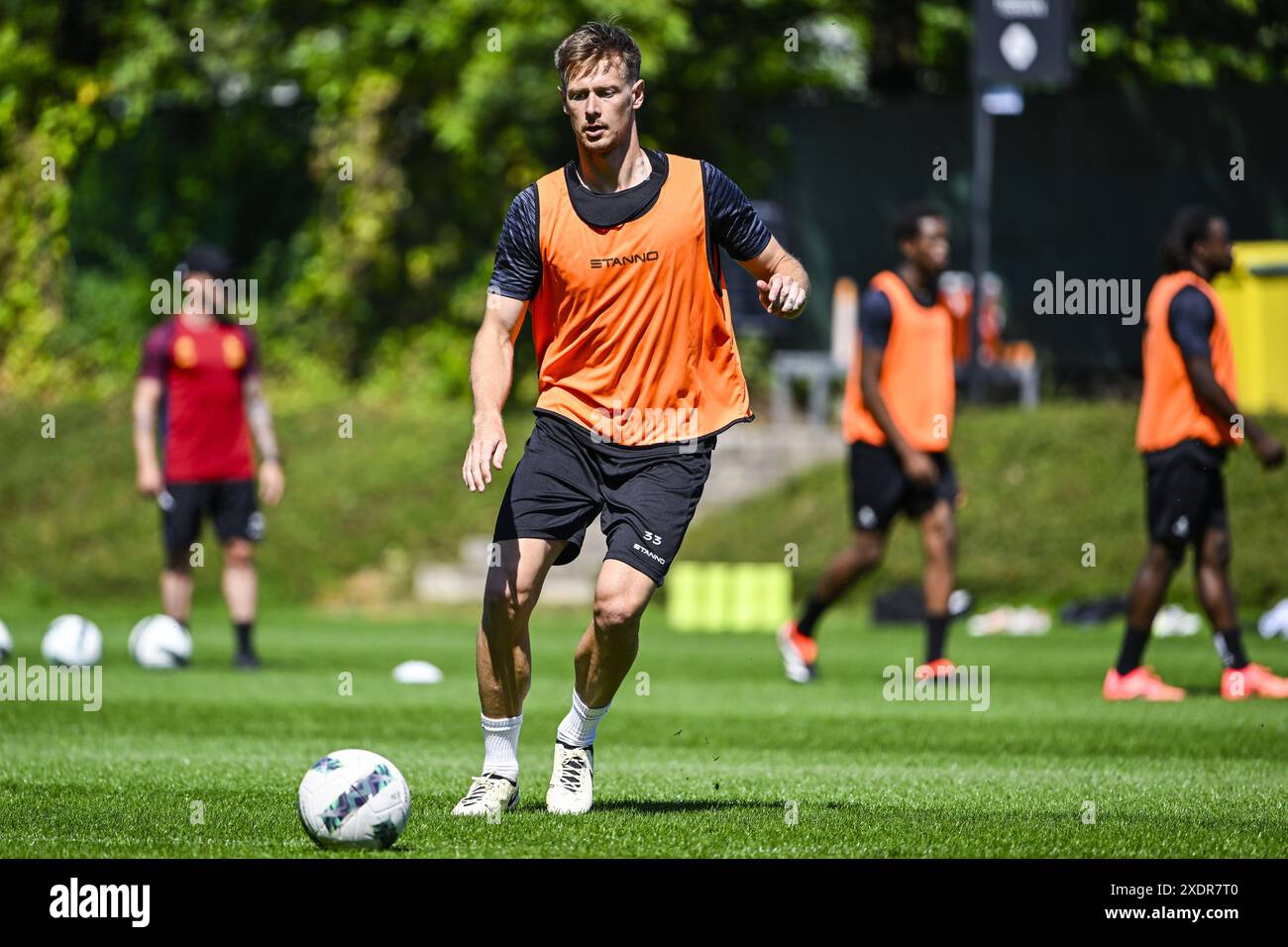Lovanio, Belgio. 24 giugno 2024. Mathieu Maertens dell'OHL raffigurato ...