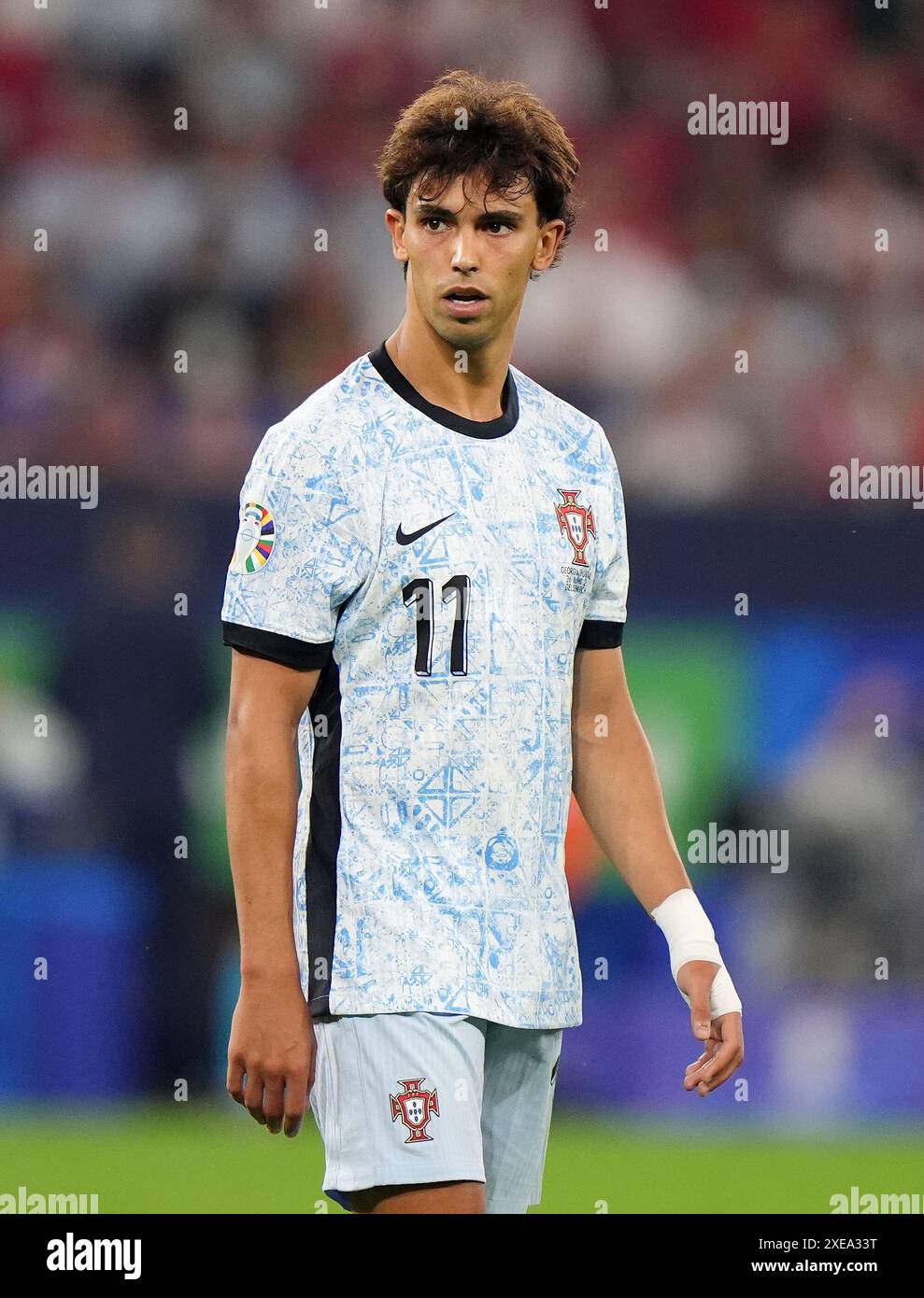 Il portoghese Joao Felix durante la partita UEFA Euro 2024 del gruppo F ...
