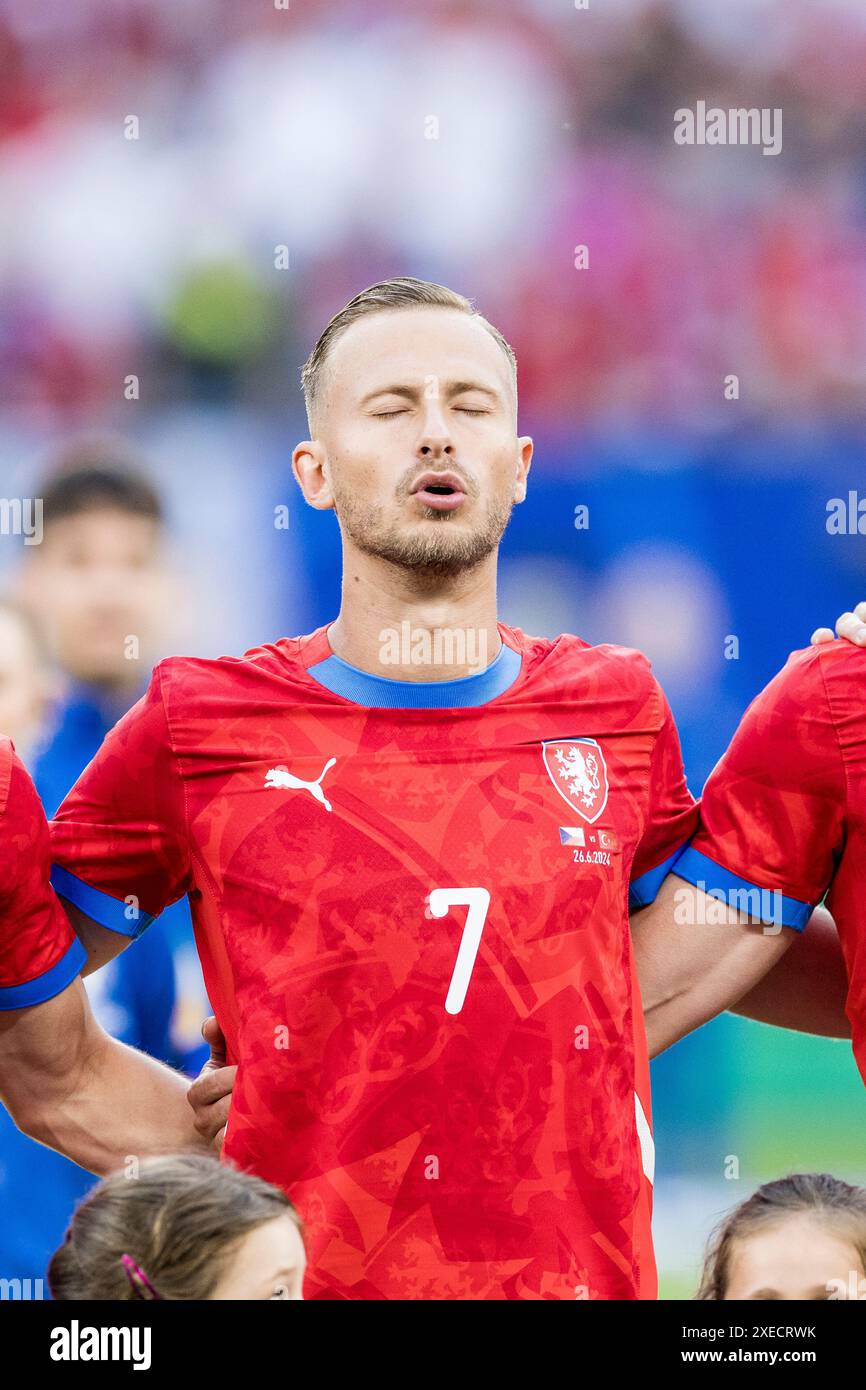 Amburgo, Germania. 26 giugno 2024. Antonin Barak (7) della Cechia visto ...