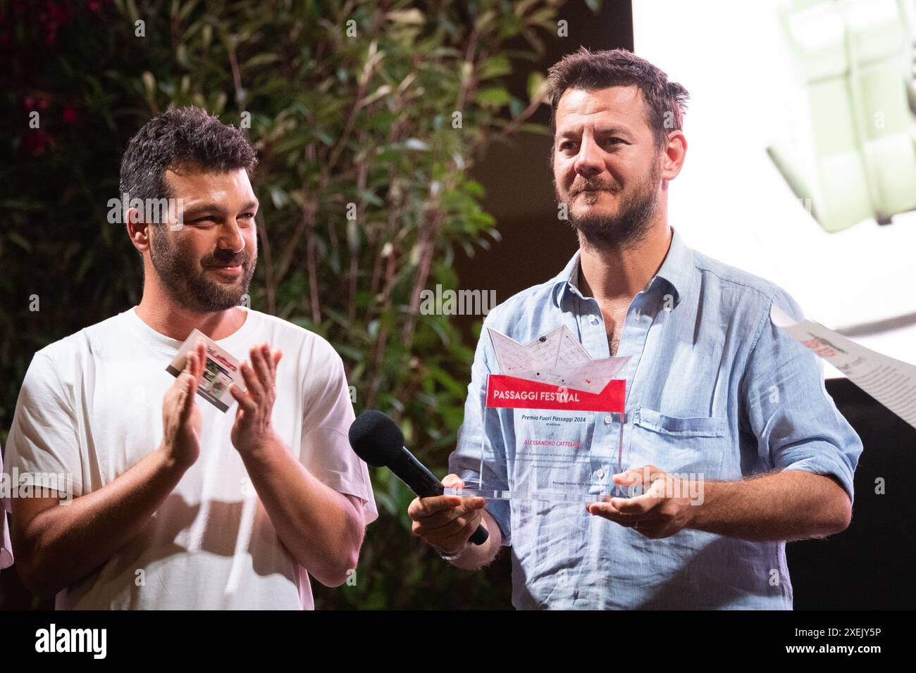 Davide Cattarossi, Alessandro Cattelan durante News Alessandro Cattelan ...