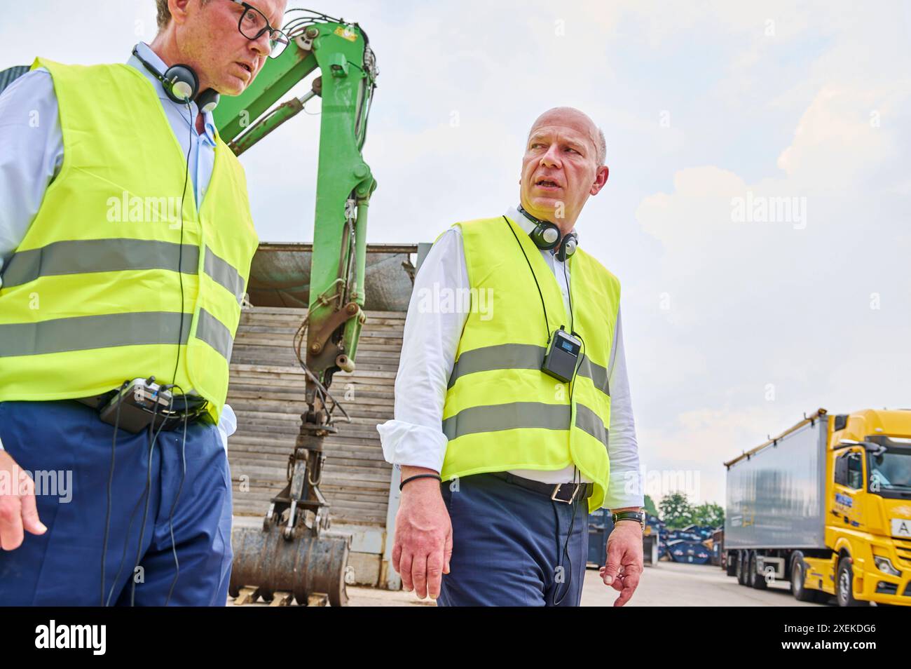 Eric Schweitzer Kai Wegner - Besuch bei ALBA Recycling Lichtenberg ...