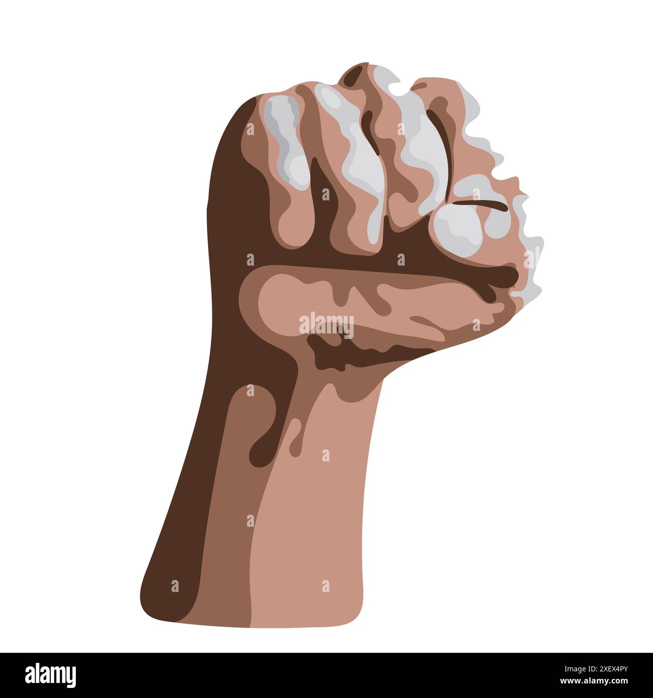 Clinched fist Immagini Vettoriali Stock - Alamy