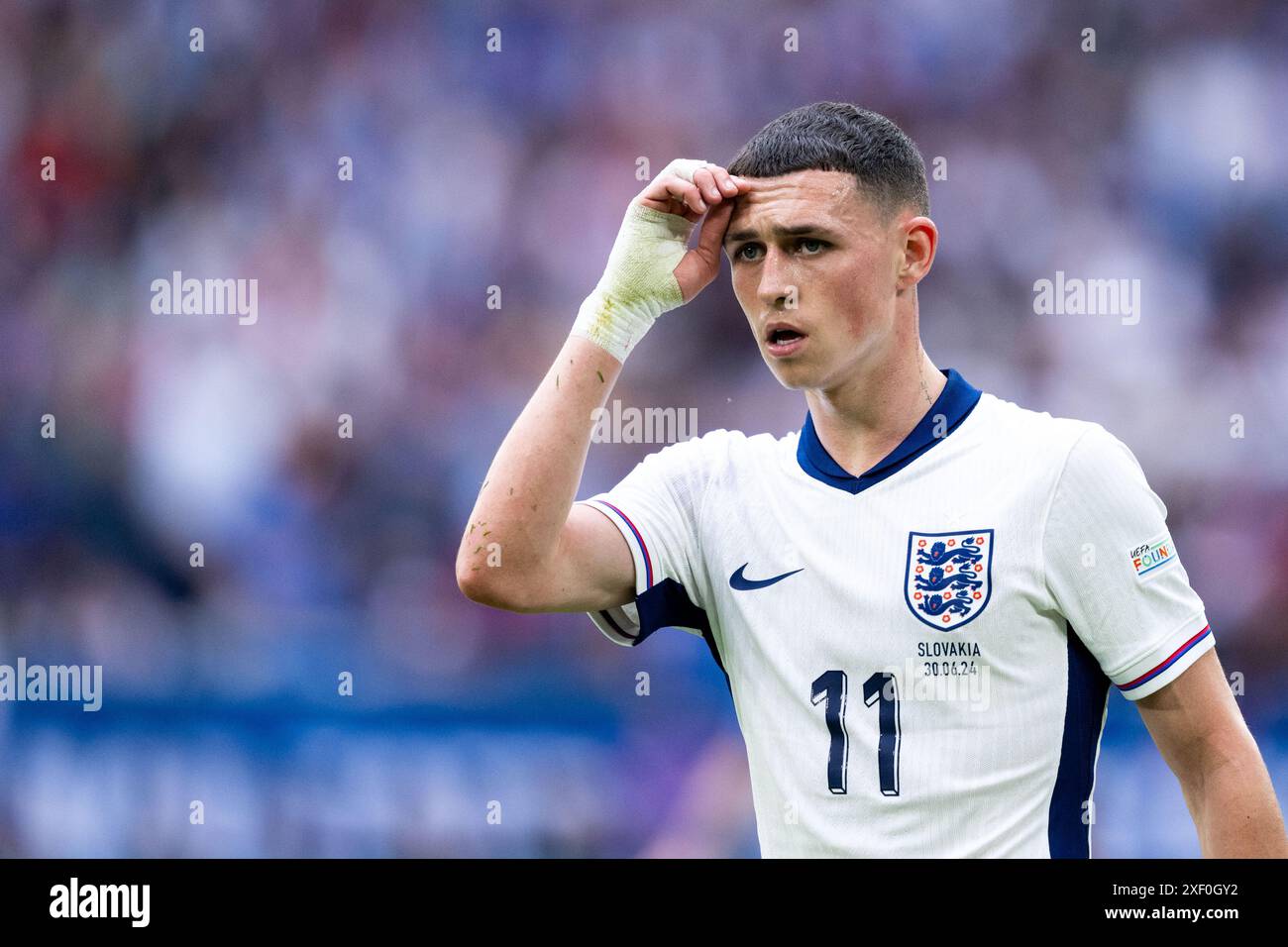 Philip Foden (Inghilterra, n. 11) unzufrieden, GER, Inghilterra (ENG ...