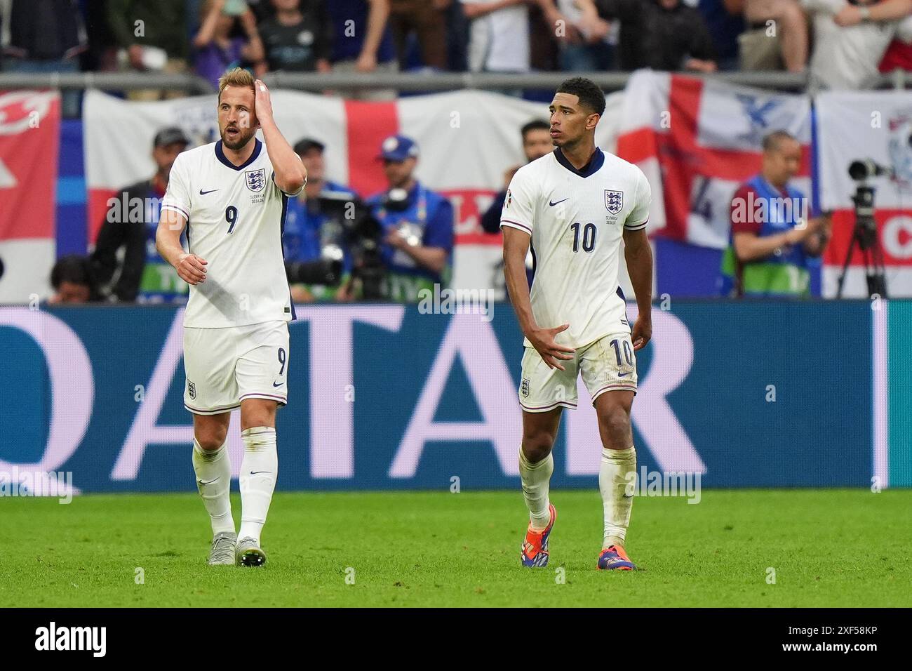 Foto inedita del 30/06/2024 dell'inglese Jude Bellingham (a destra ...