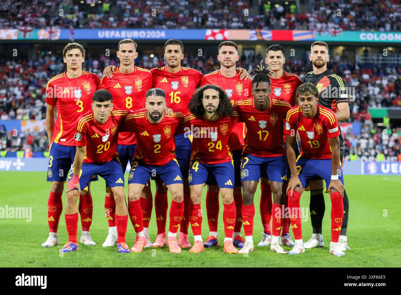 Colonia, Germania. 30 giugno 2024. La squadra spagnola ha partecipato ...