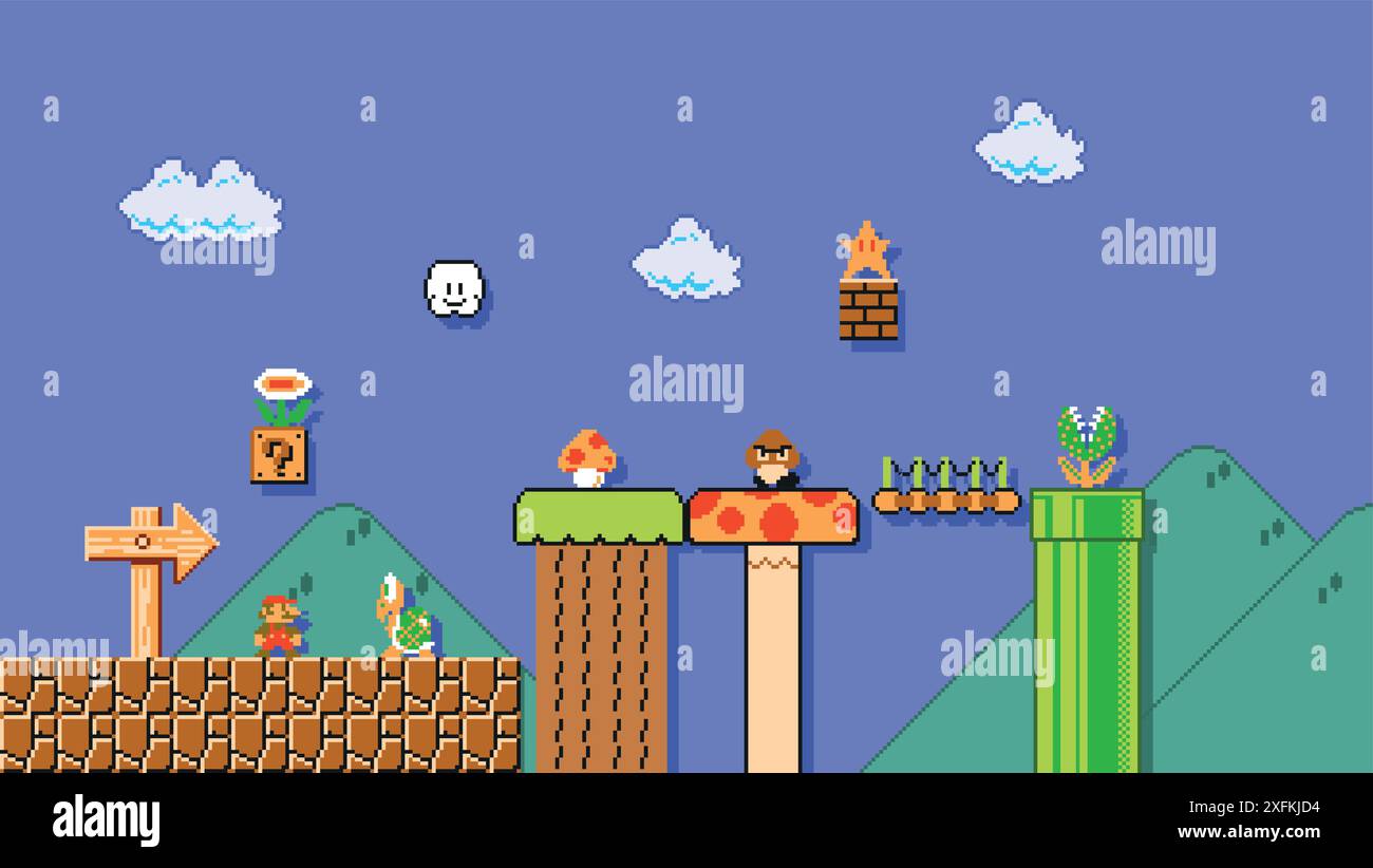 Modelli Di Pixel Art Di Minecraft Mario Fungo Mario Power Up Pixel