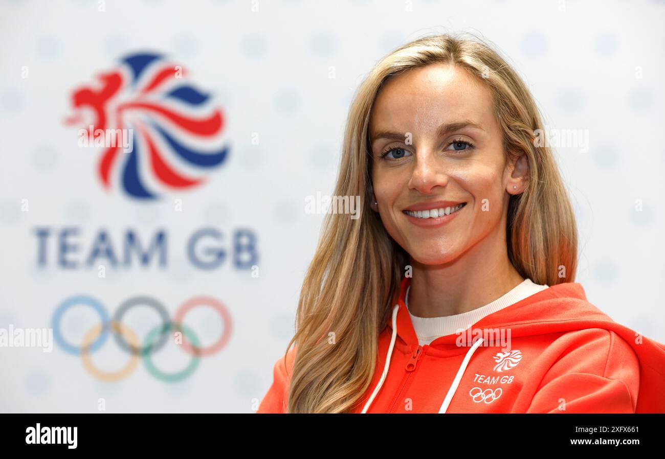 Georgia Bell durante una sessione del Team GB per le Olimpiadi di ...