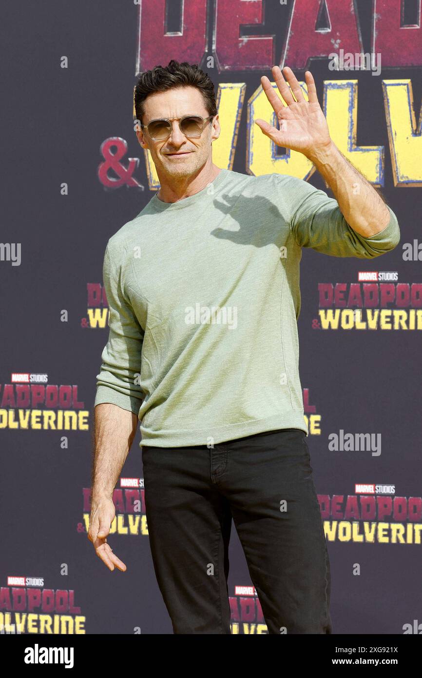 Hugh Jackman bei der Deadpool & Wolverine Film Premiere AM 7.07.2024 a ...