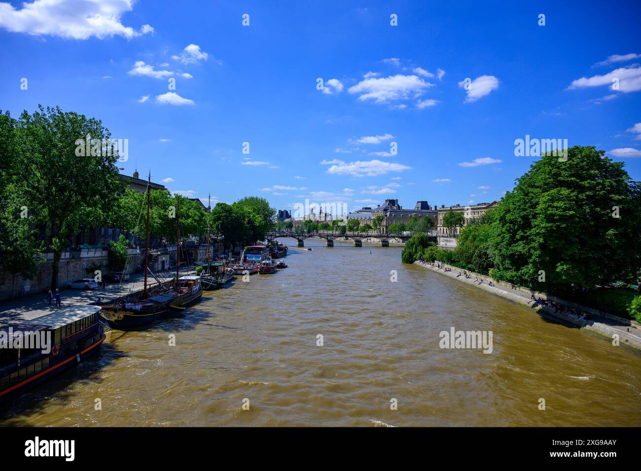 Bateaux mouches fiume senna crociere barche immagini e fotografie stock ...