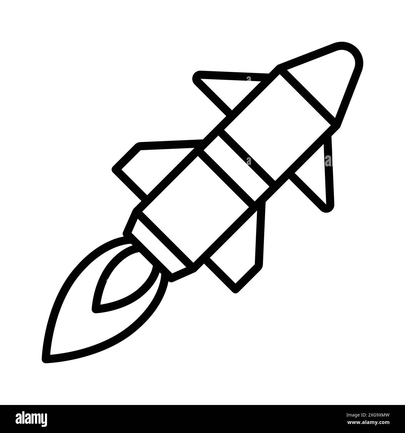 Missile vector vectors Foto e Immagini Stock in Bianco e Nero - Alamy