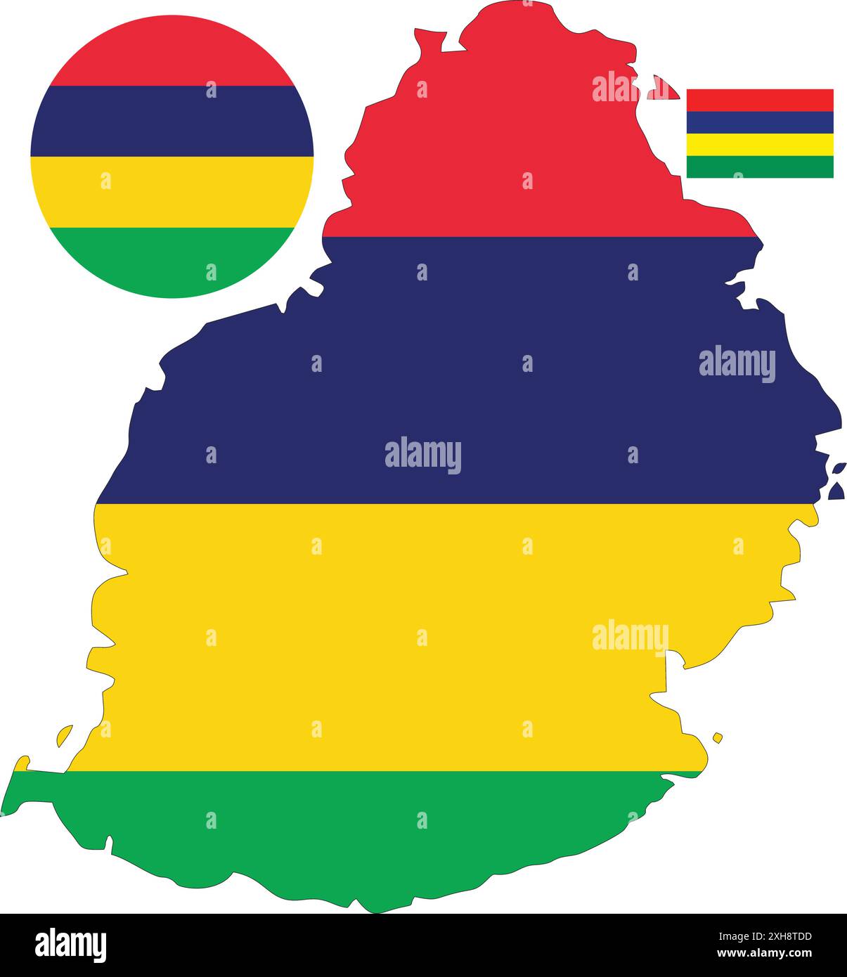 Mauritius map immagini e fotografie stock ad alta risoluzione - Alamy