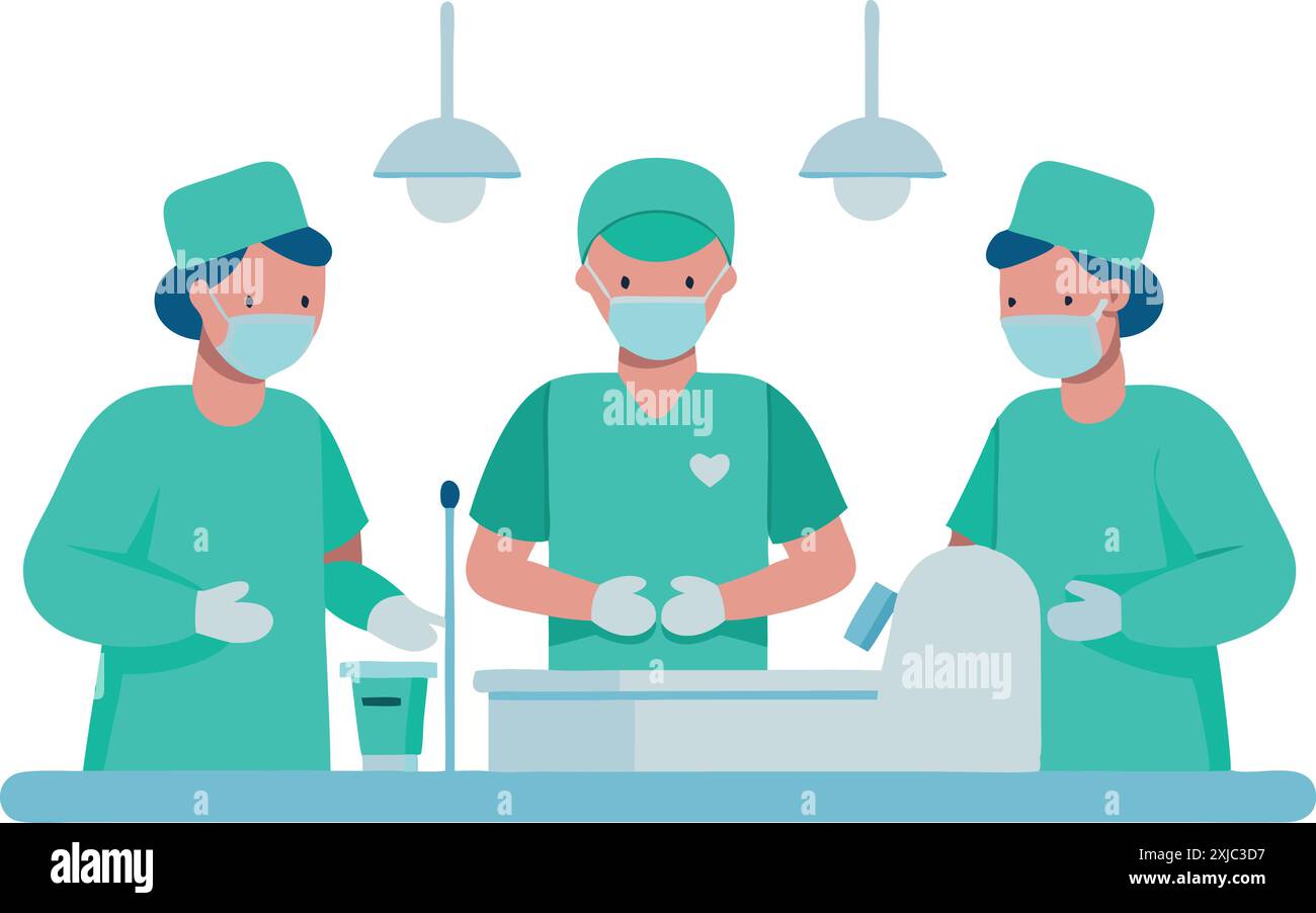 Anestesia infermieristica Immagini Vettoriali Stock - Alamy