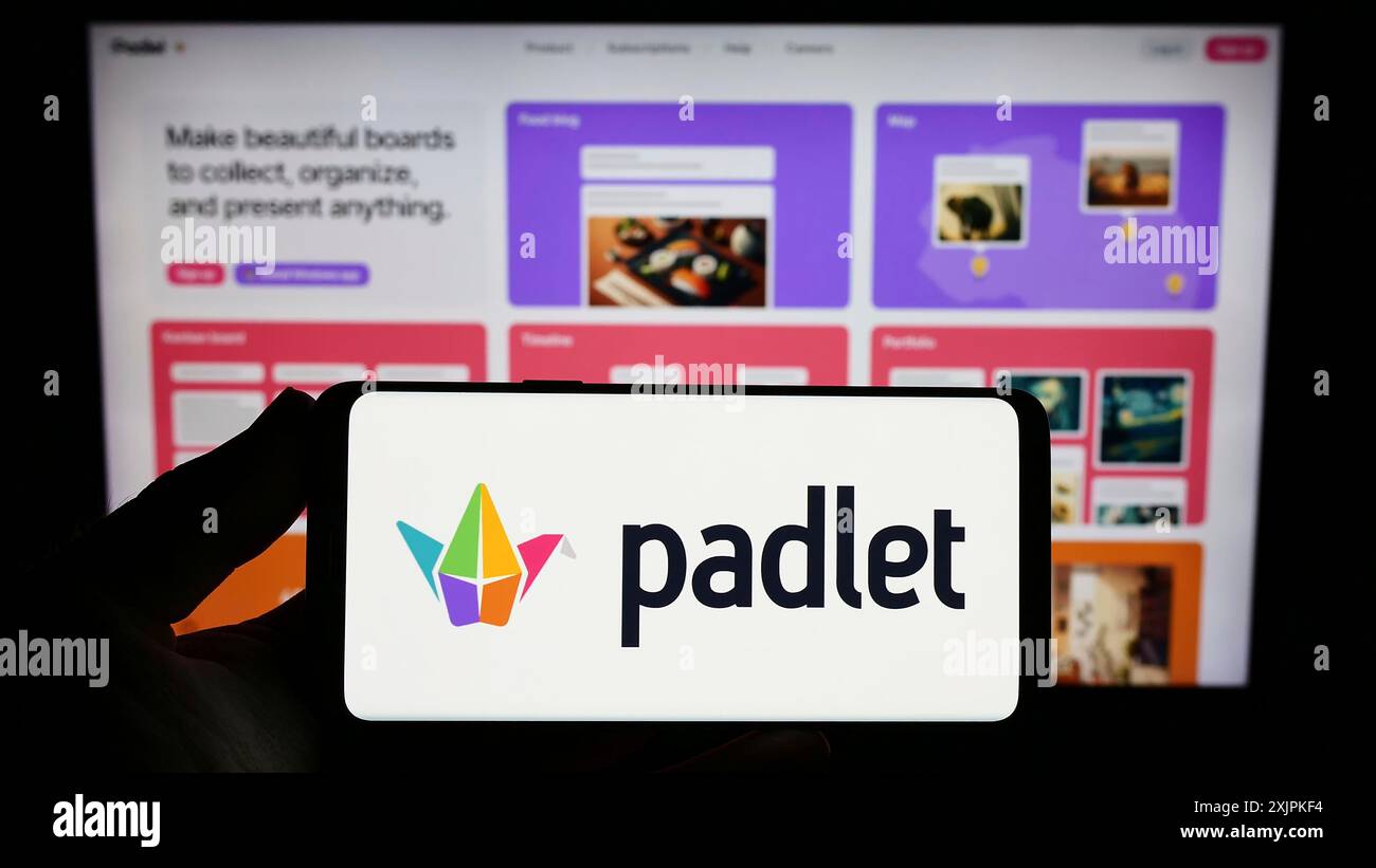 Logo padlet immagini e fotografie stock ad alta risoluzione - Alamy