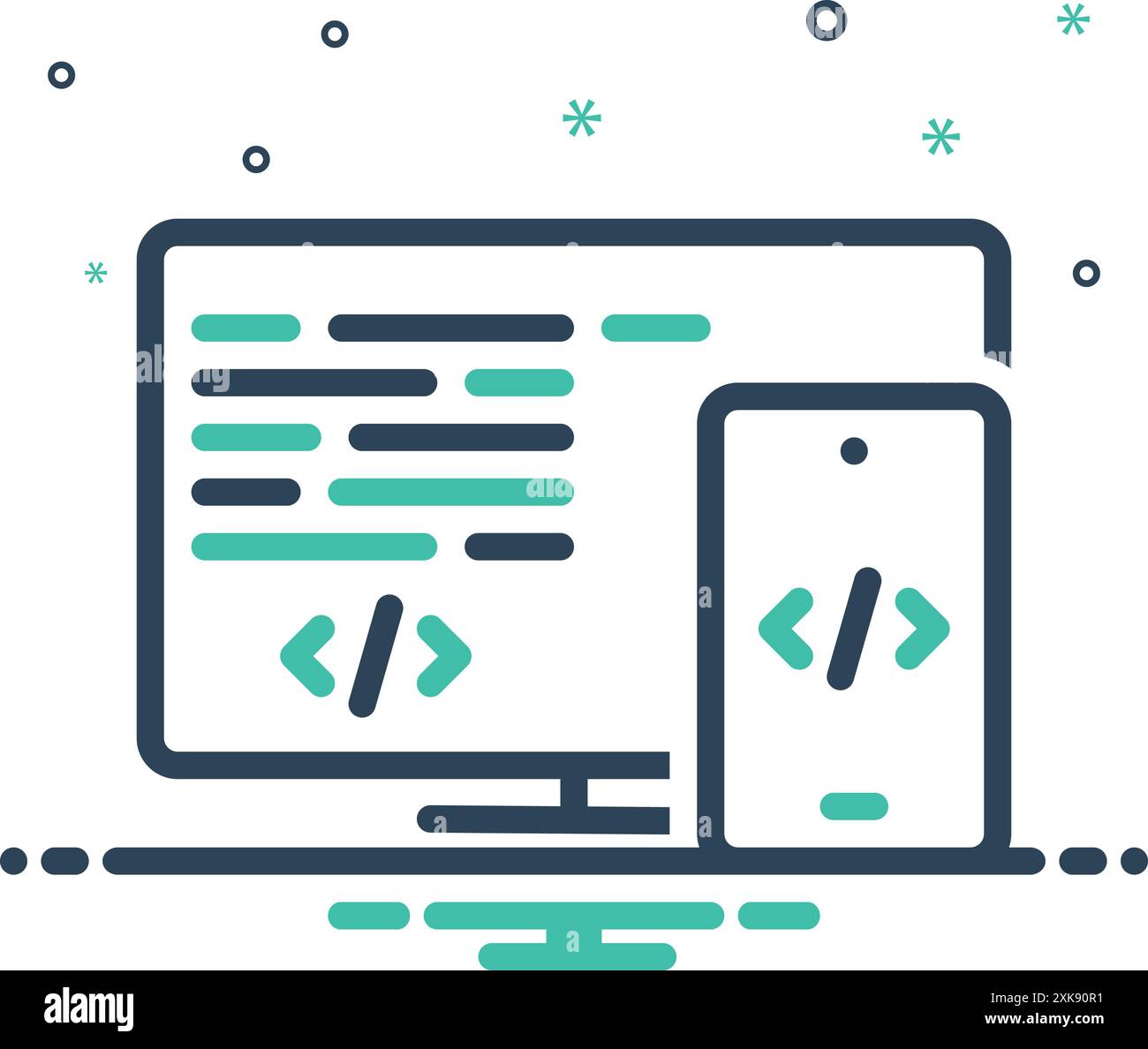 Software developing Immagini Vettoriali Stock - Alamy