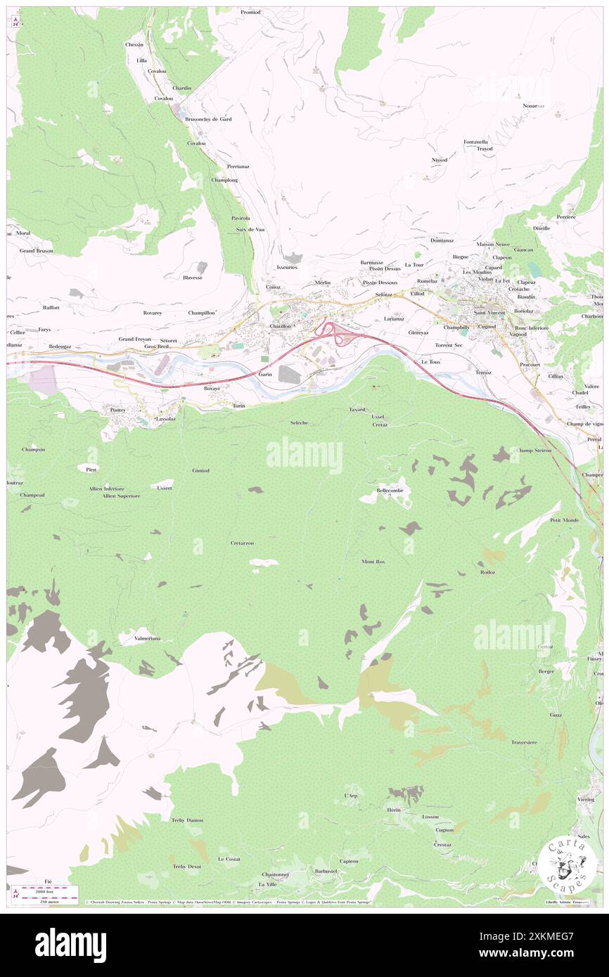 Torrente Marmore, IT, Italia, Valle d'Aosta, N 45 43' 59'', N 7 37' 0 ...