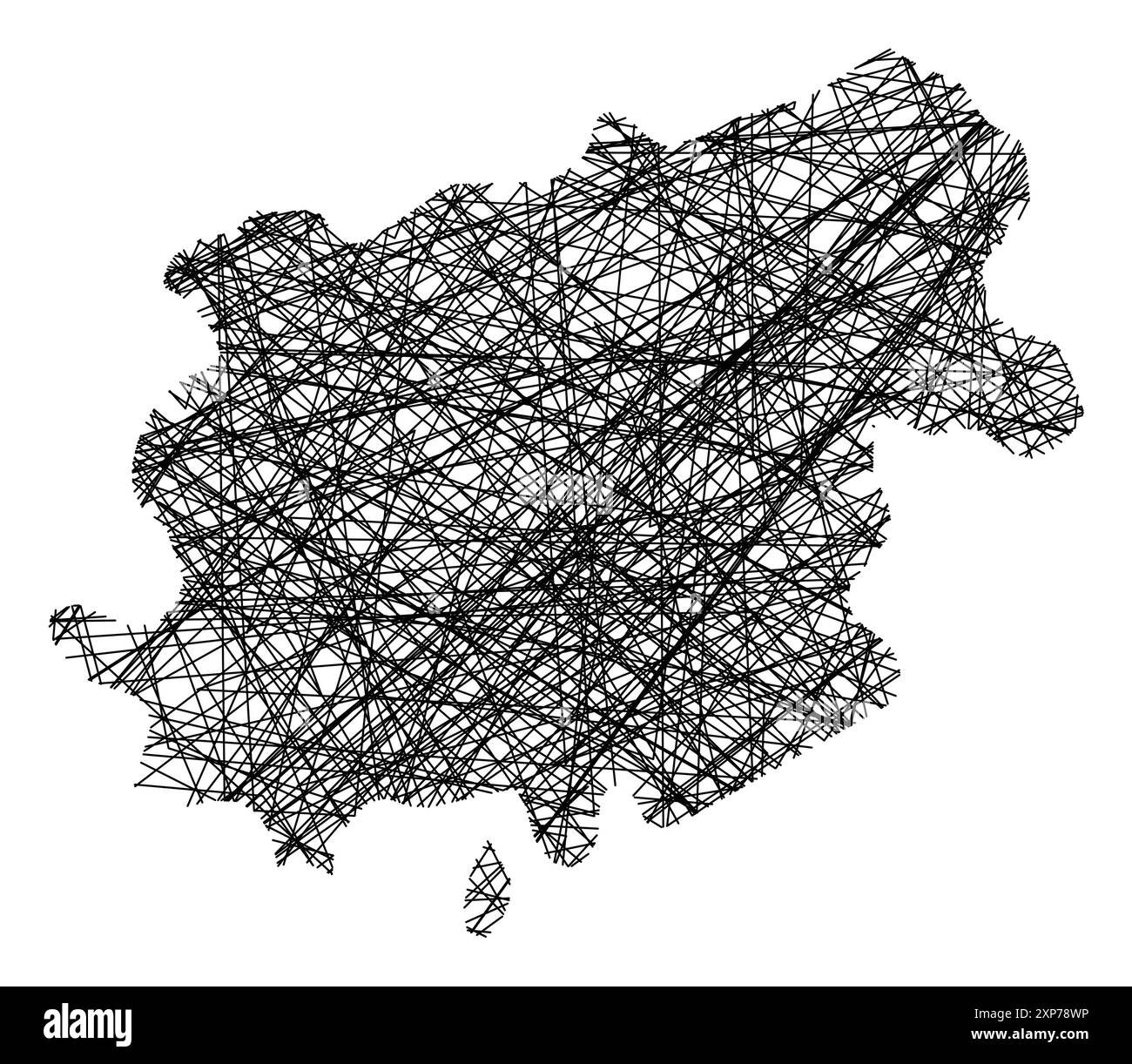 Mappa della provincia di benevento Immagini senza sfondo e Foto Stock ...