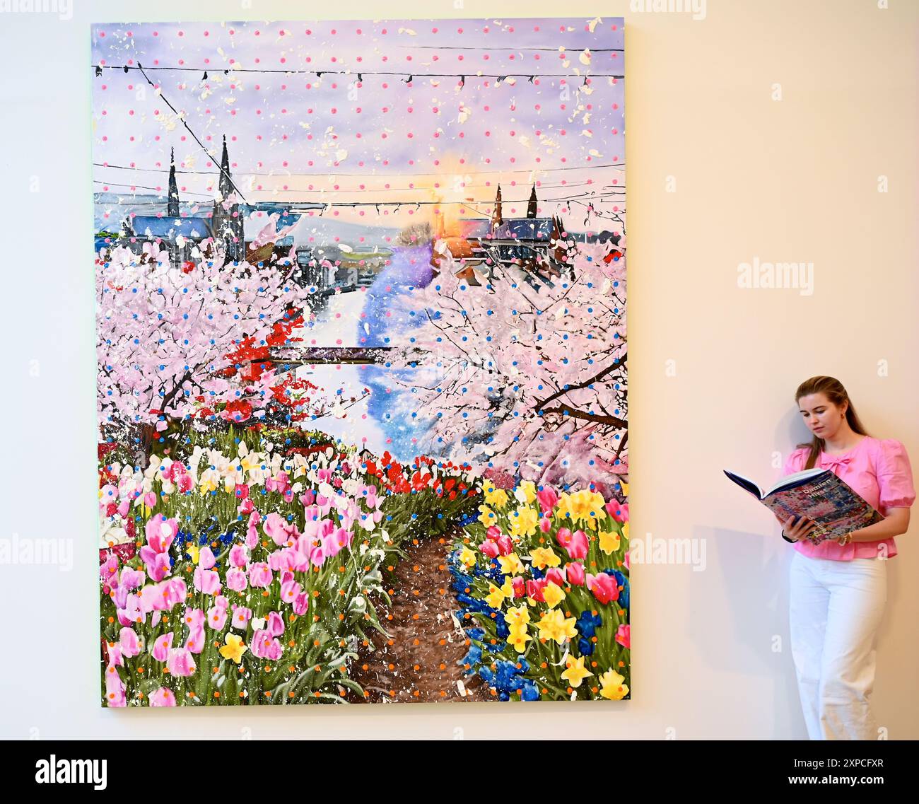 L'ultima serie di Damien Hirst, The Civilisation Paintings, è in mostra ...