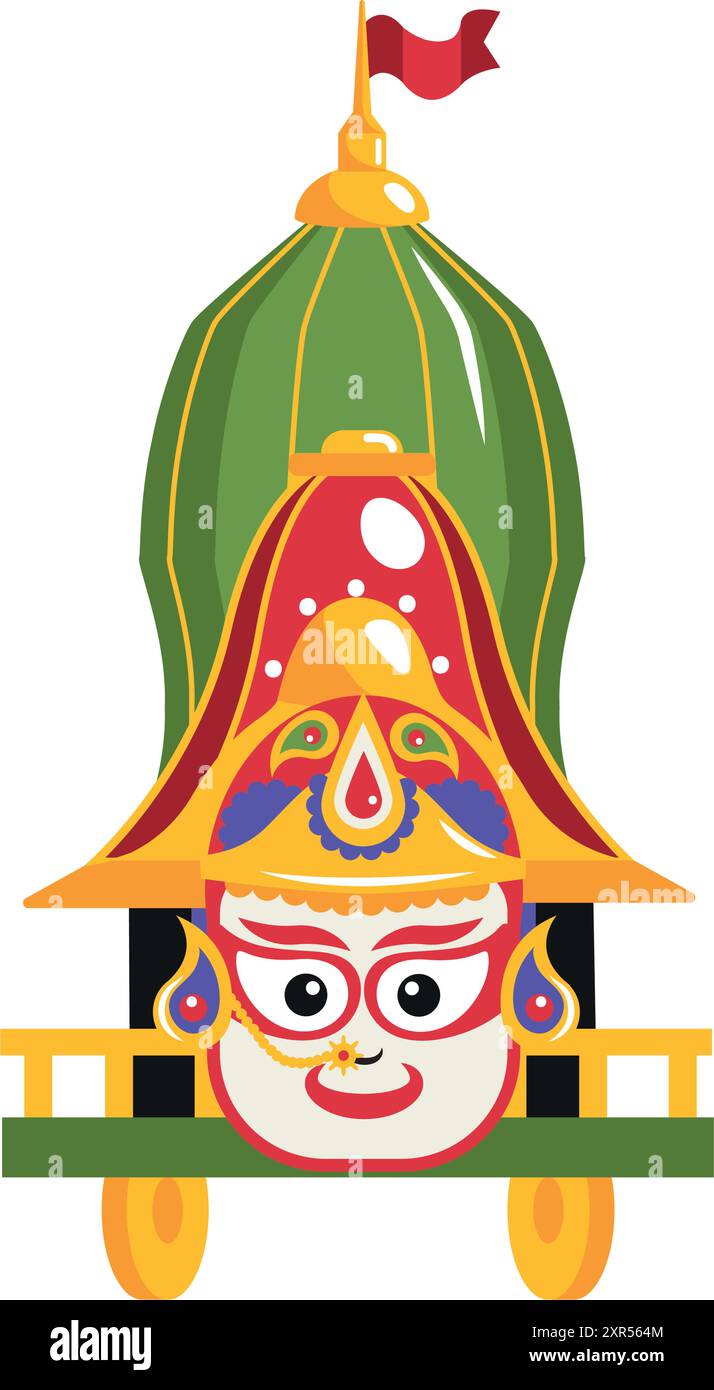 Lord jagannath temple Immagini Vettoriali Stock - Alamy