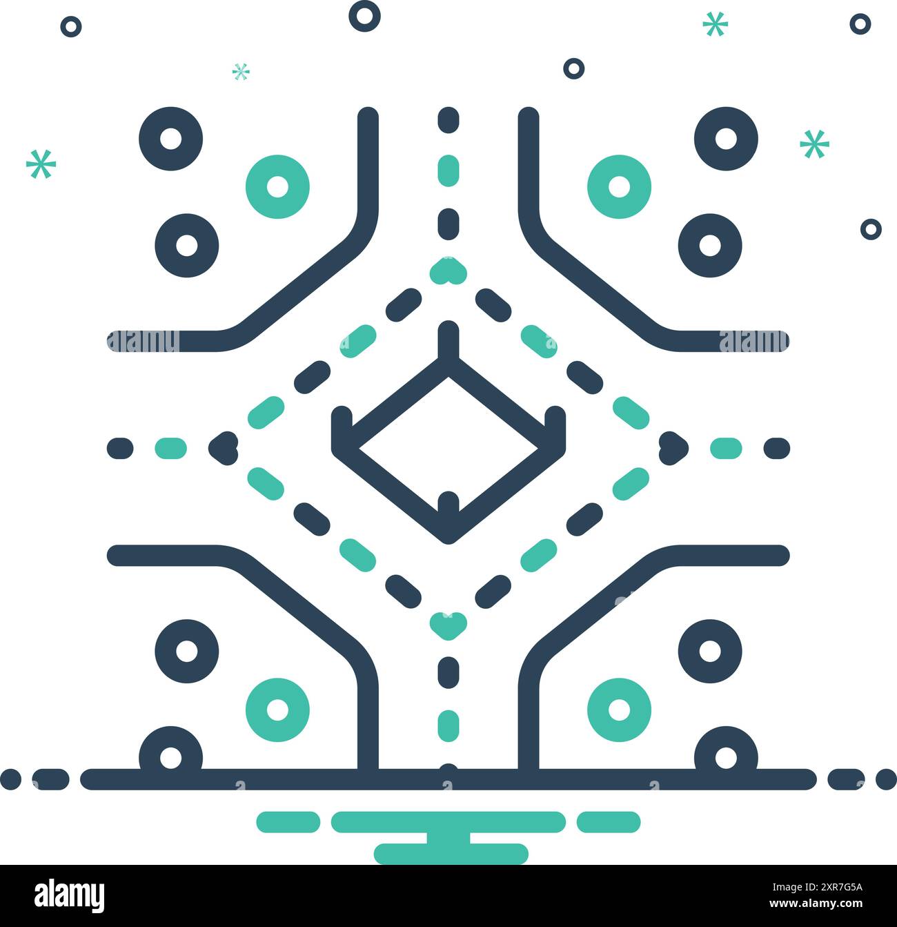 Simbolo della rotonda Immagini Vettoriali Stock - Alamy