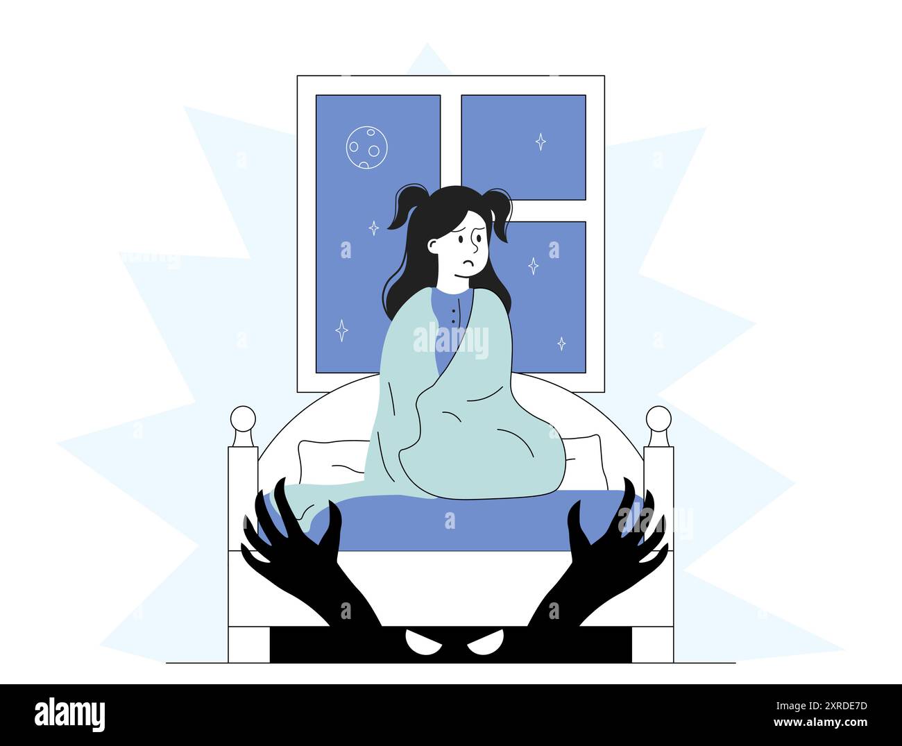 Mostro Sotto Il Letto Gif Tappeto Lavabile In Cotone Duetto