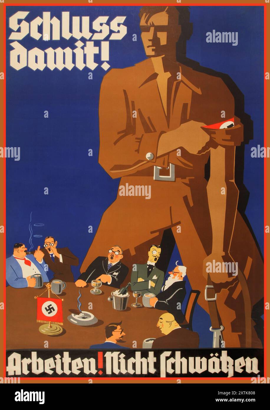 Cartel de propaganda nazi de la década de 1930 immagini e fotografie ...