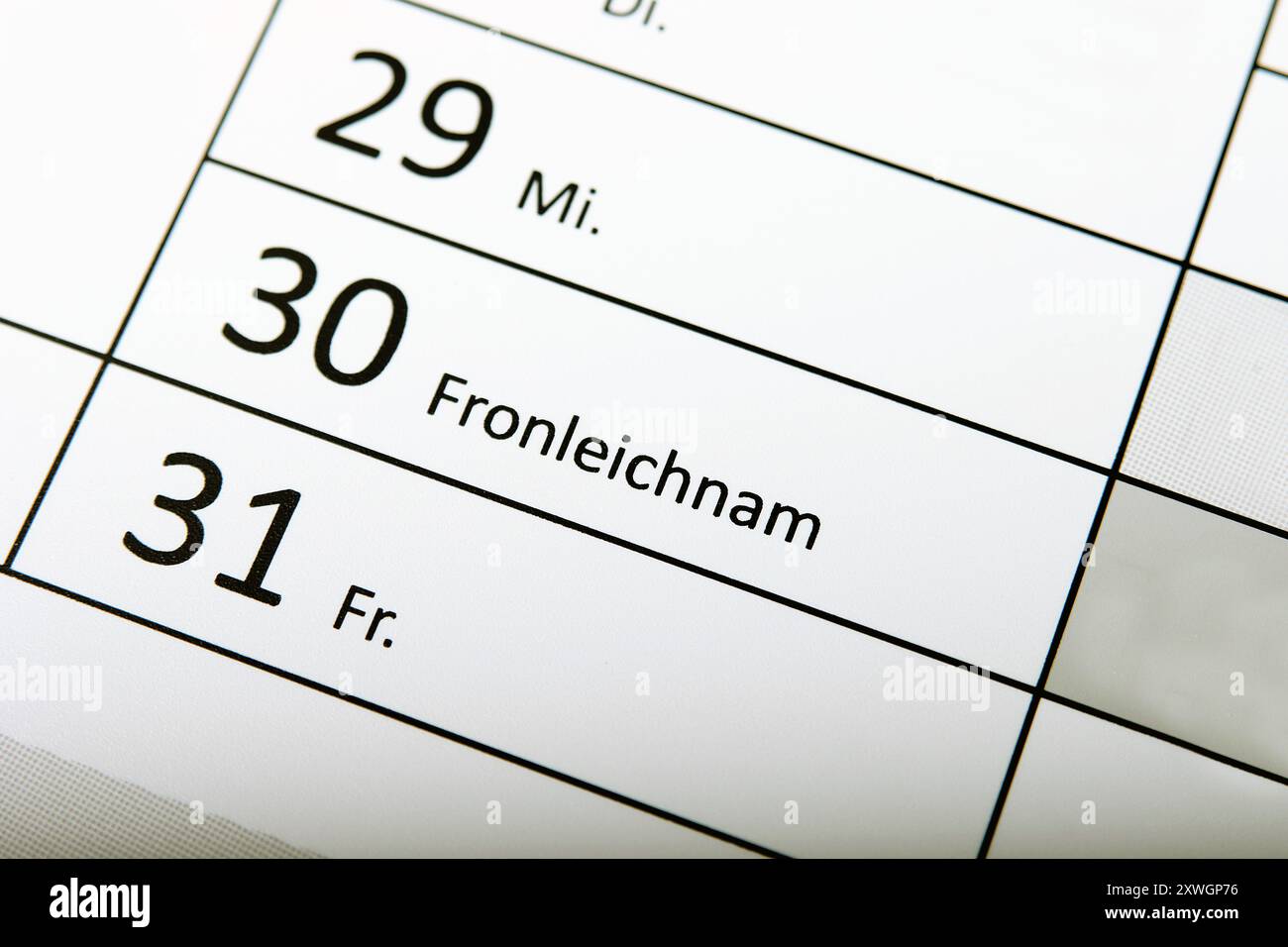 Un calendario 2024 immagini e fotografie stock ad alta risoluzione - Alamy