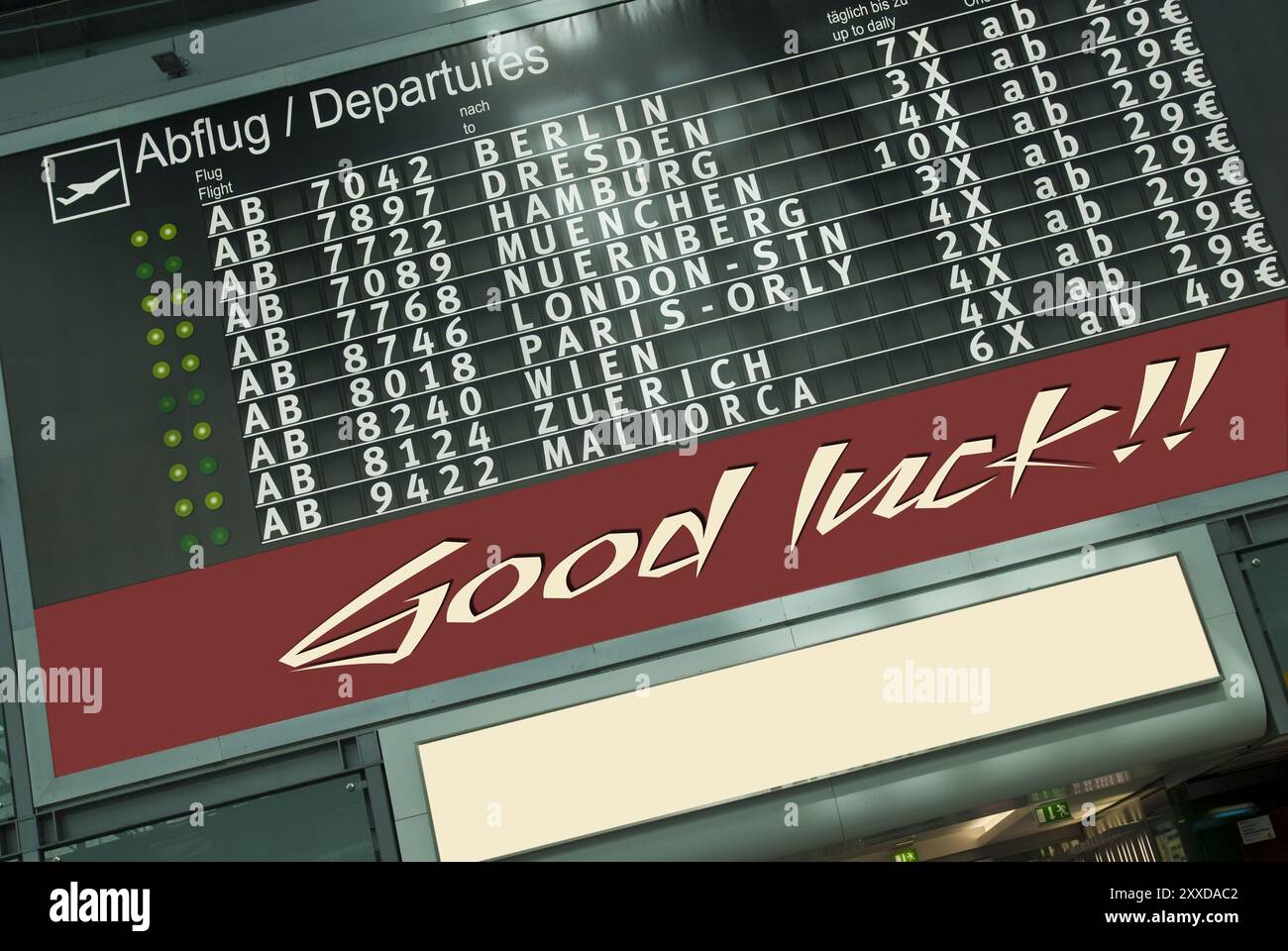 Partenza sign board immagini e fotografie stock ad alta risoluzione - Alamy