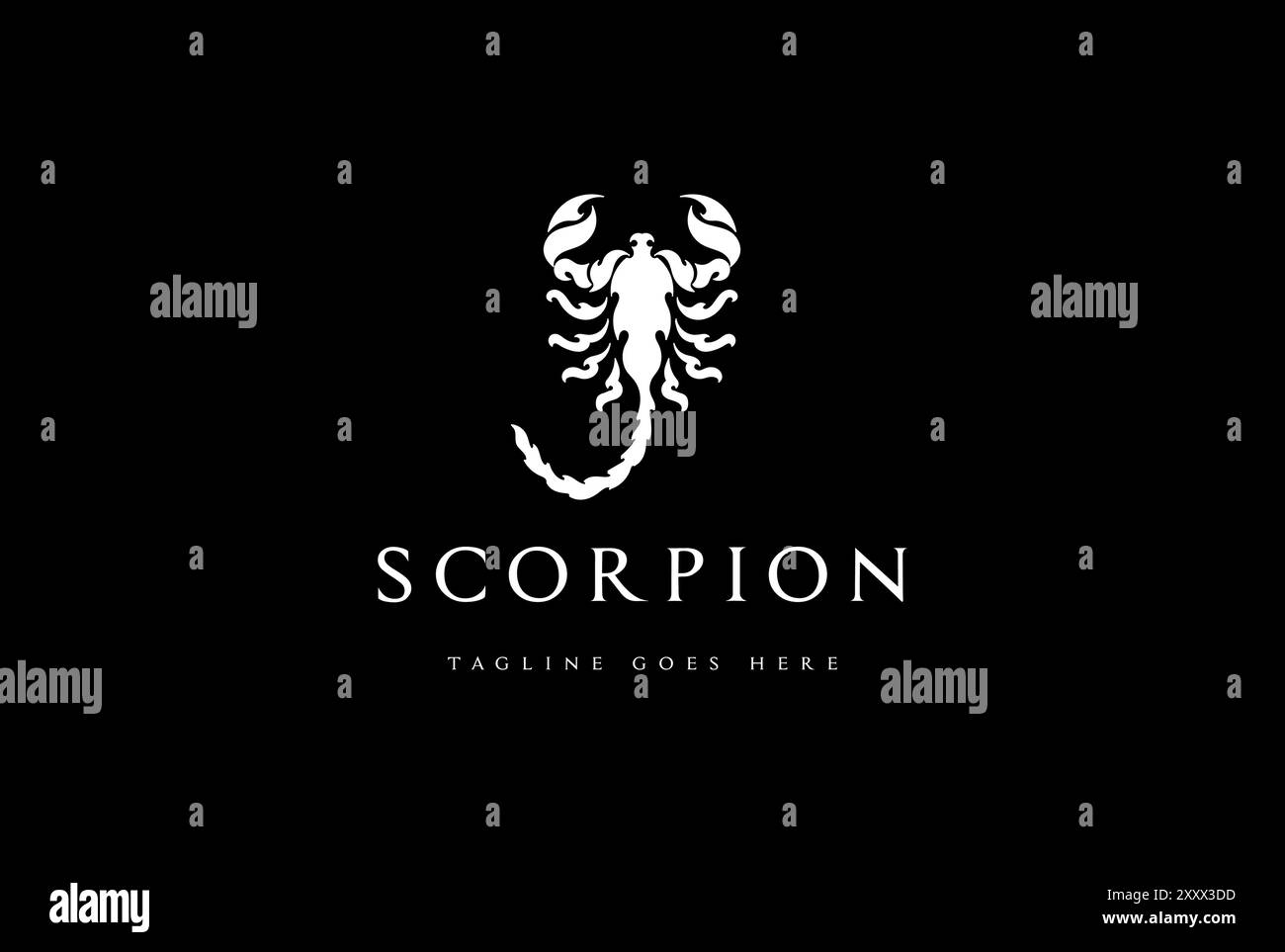 Scorpio logo vector immagini e fotografie stock ad alta risoluzione - Alamy