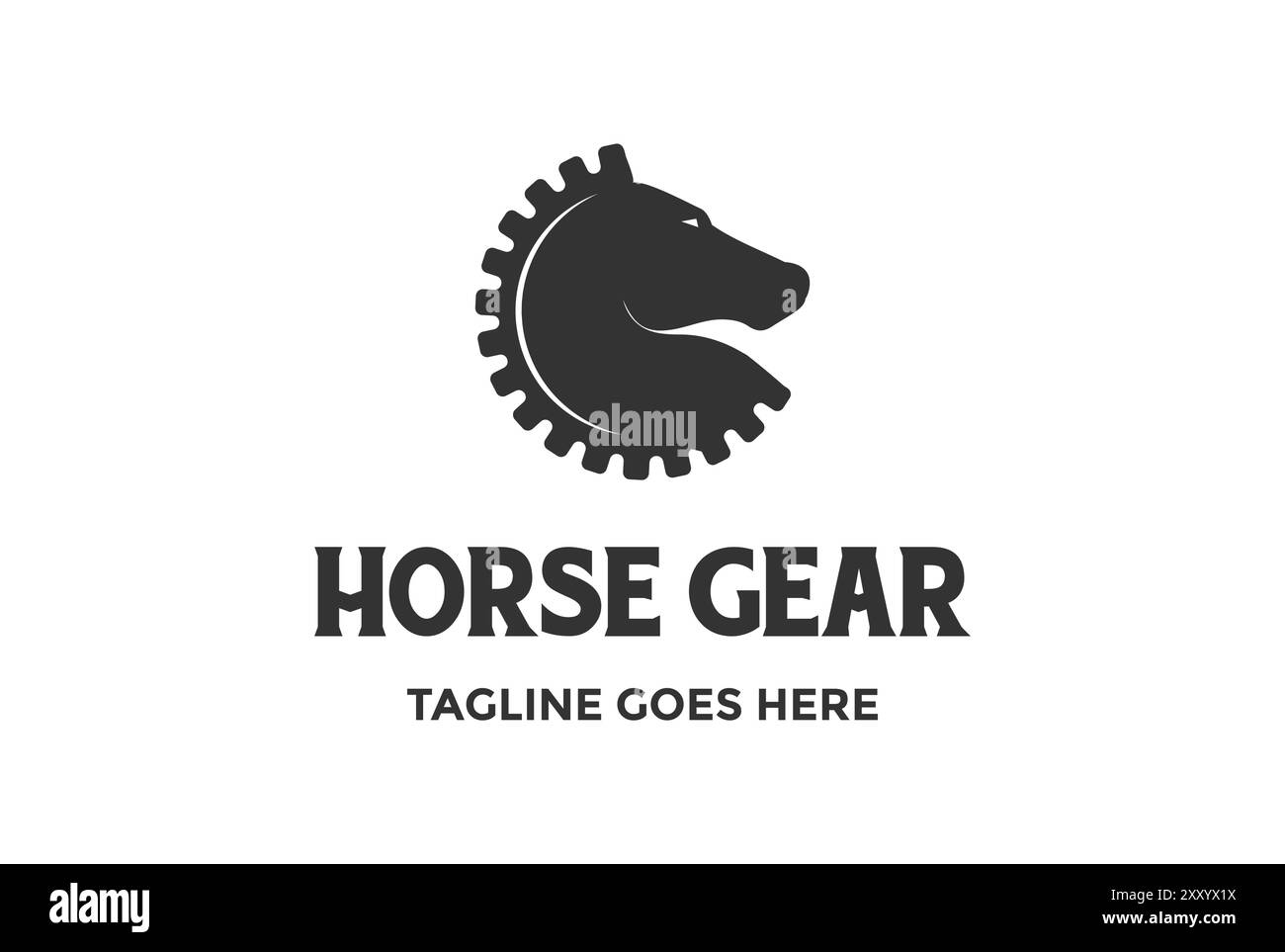 Machine head logo Immagini Vettoriali Stock - Alamy