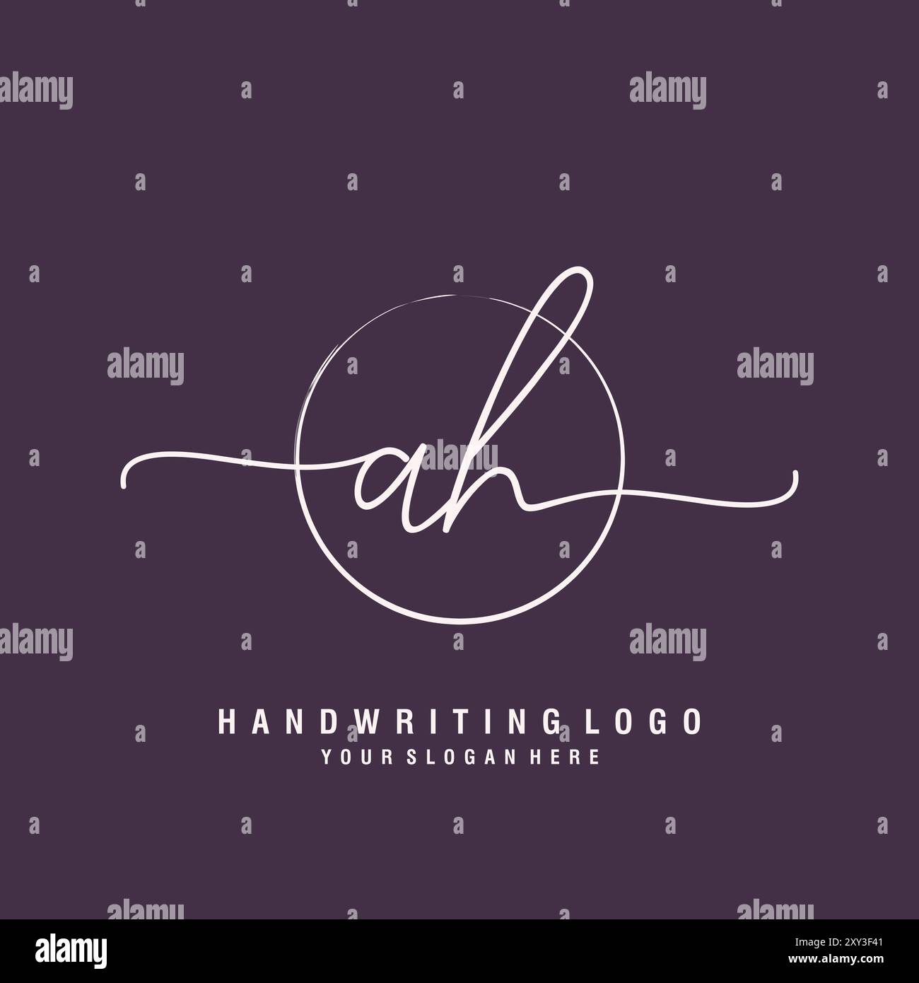 Ah lettera logo immagini e fotografie stock ad alta risoluzione - Alamy