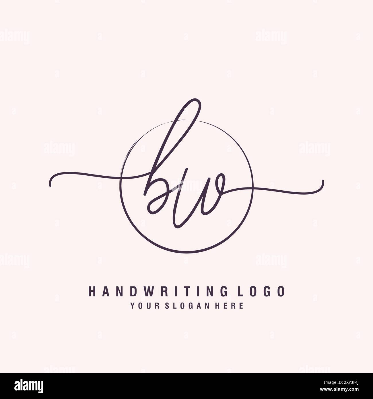 Logo lettera bw immagini e fotografie stock ad alta risoluzione - Alamy