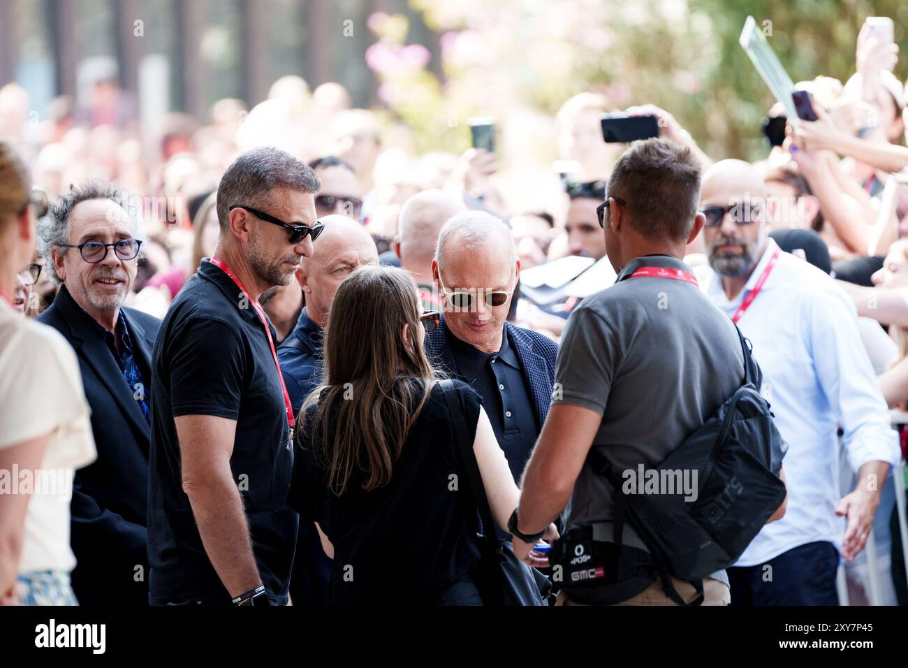 VENEZIA, ITALIA - AGOSTO 28 2024 - Tim Burton, Winona Ryder, Jenna ...