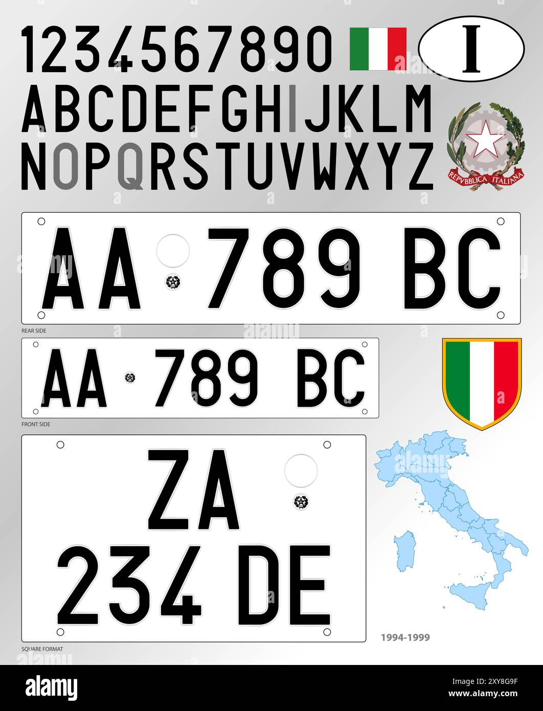 Auto d'epoca targa italiana immagini e fotografie stock ad alta ...